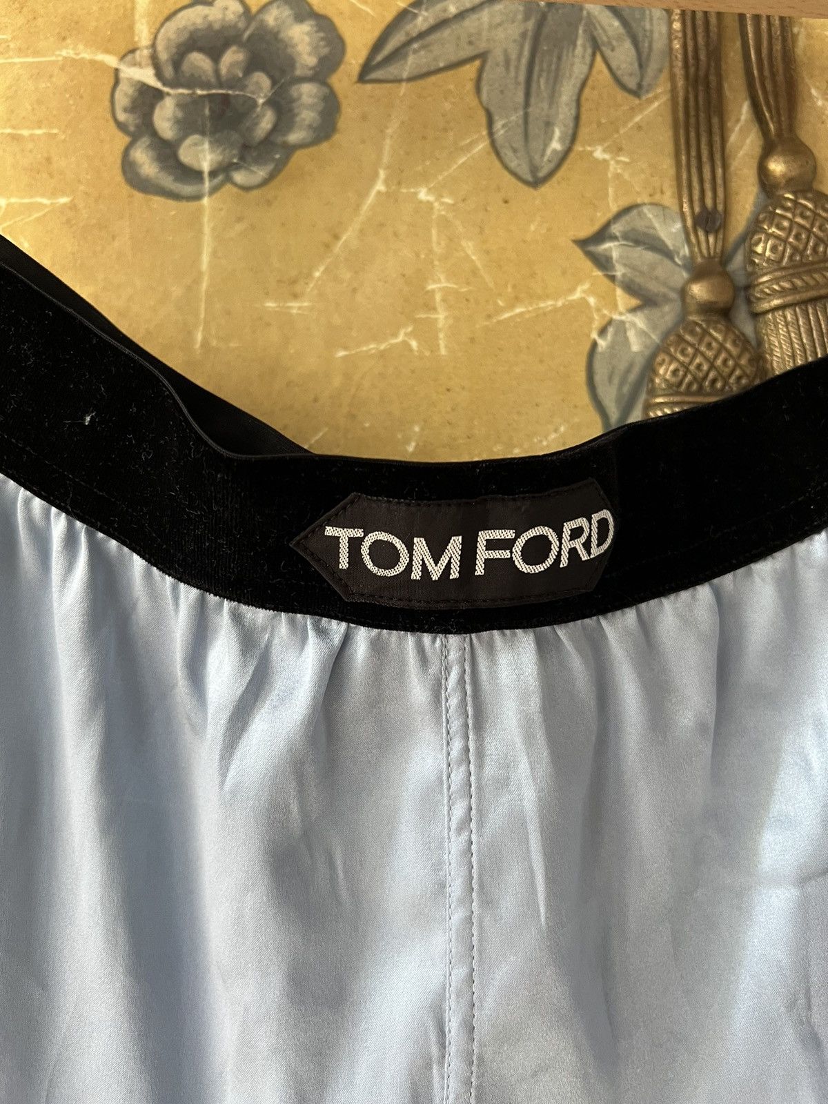 Tom Ford Baby Blue Silk Lounge Shirts | Grailed
