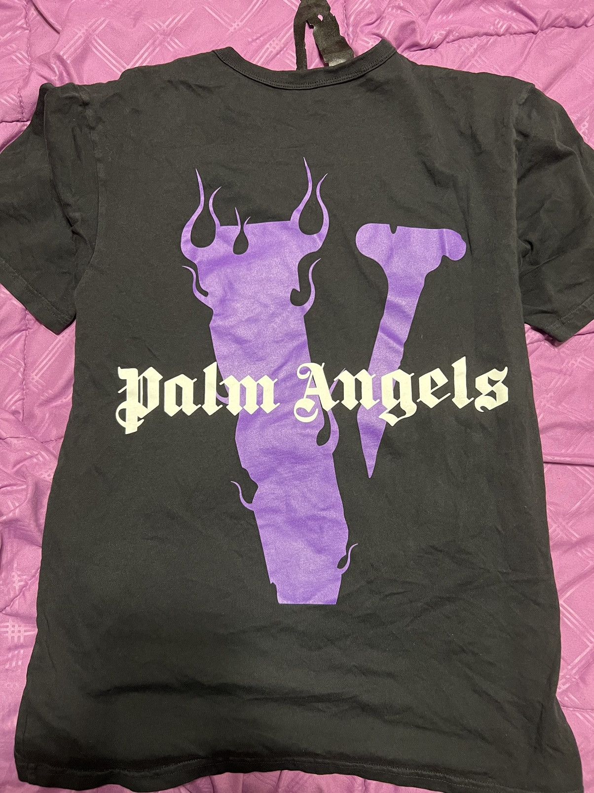 Vlone Vlone X Palm Angels Staple Logo Tee | Grailed