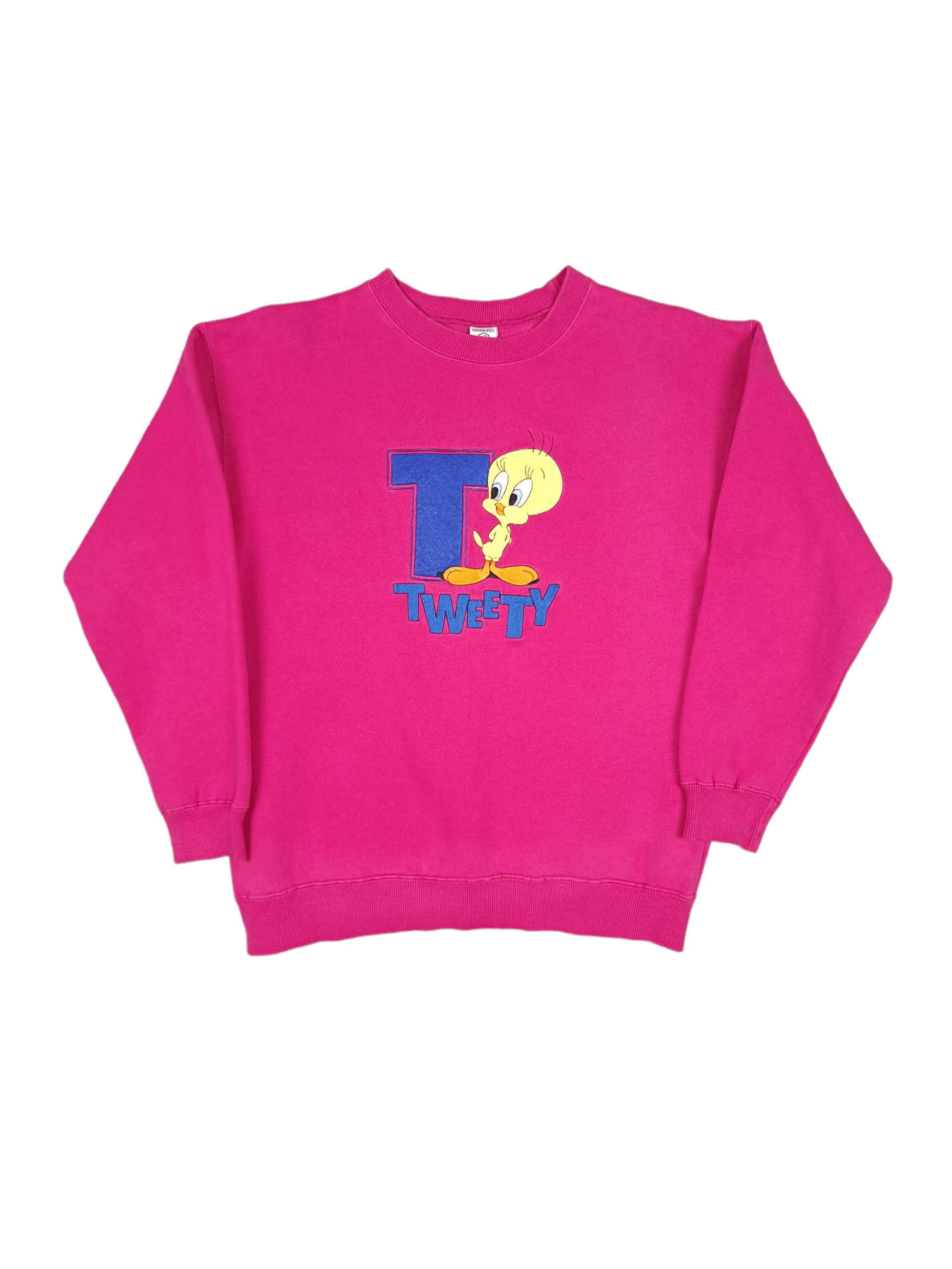Vintage 90's Vintage Warner Bros Looney Tunes Tweety Pink Crewneck ...