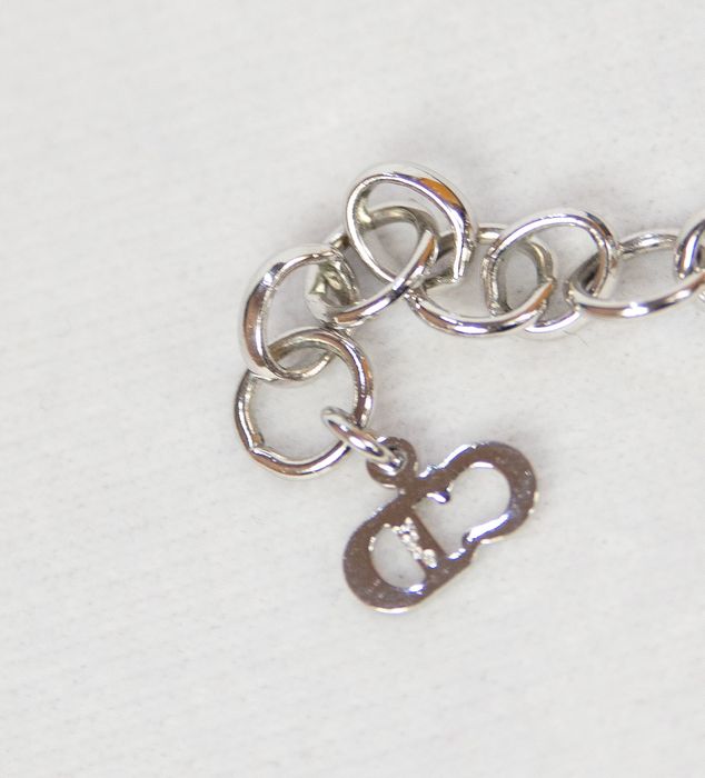 Dior CHRISTIAN DIOR CHOKER RHINESTONES LOGO | Grailed