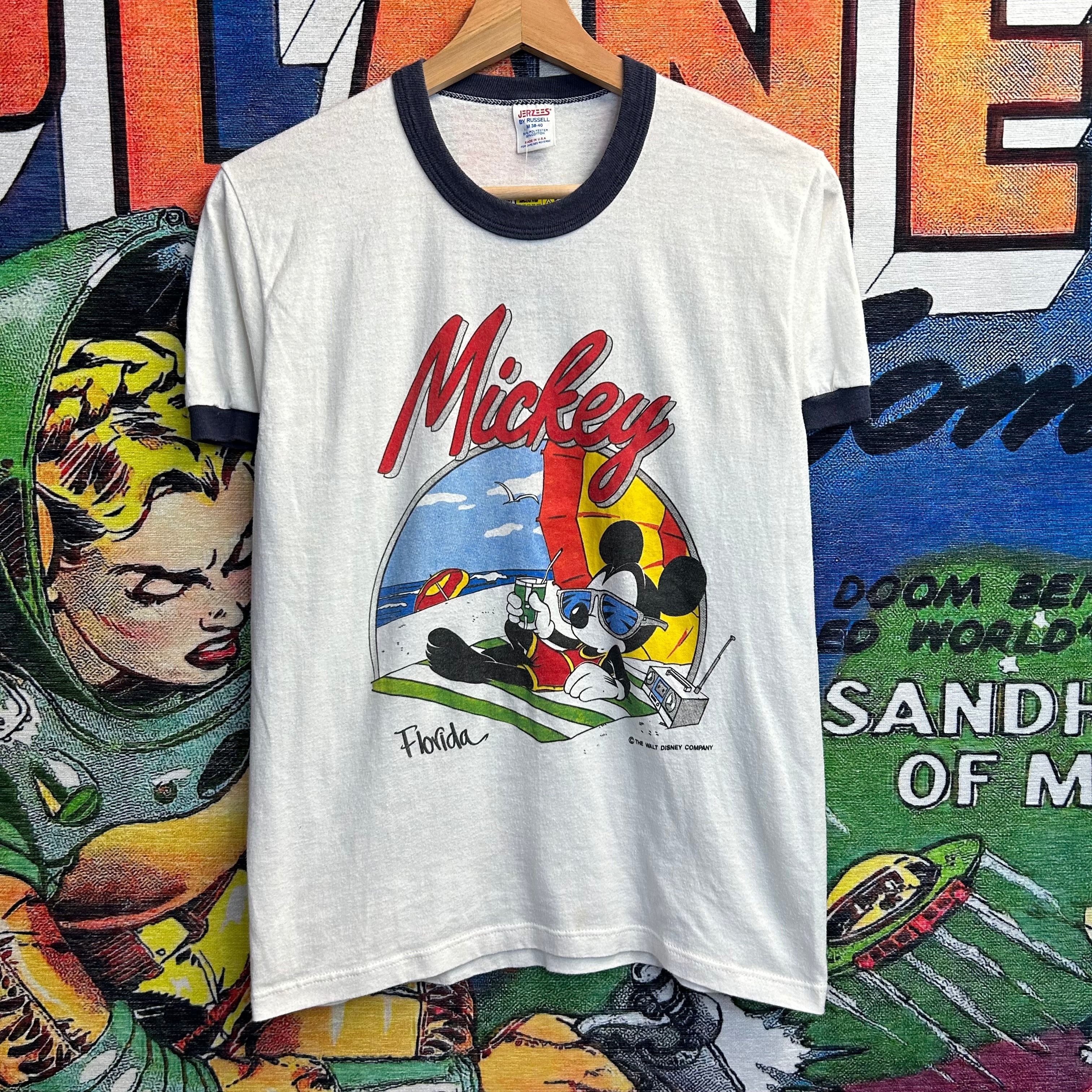 Mickey Mouse × Vintage Vintage 80’s Relaxed Mickey Mouse Florida Ringer ...