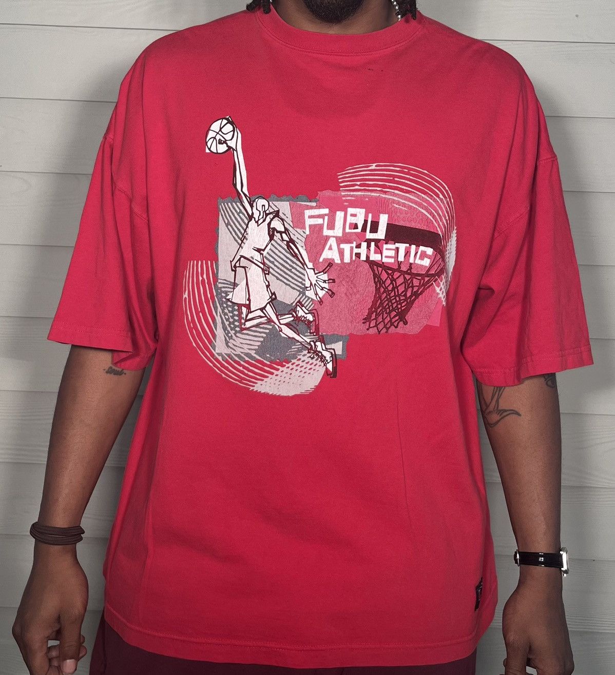 Fubu Fubu Athletics Basketball Tee | Grailed