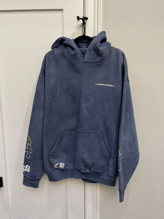 Chrome Hearts Chrome Hearts x Drake Certified Chrome Navy Blue Dyed ...