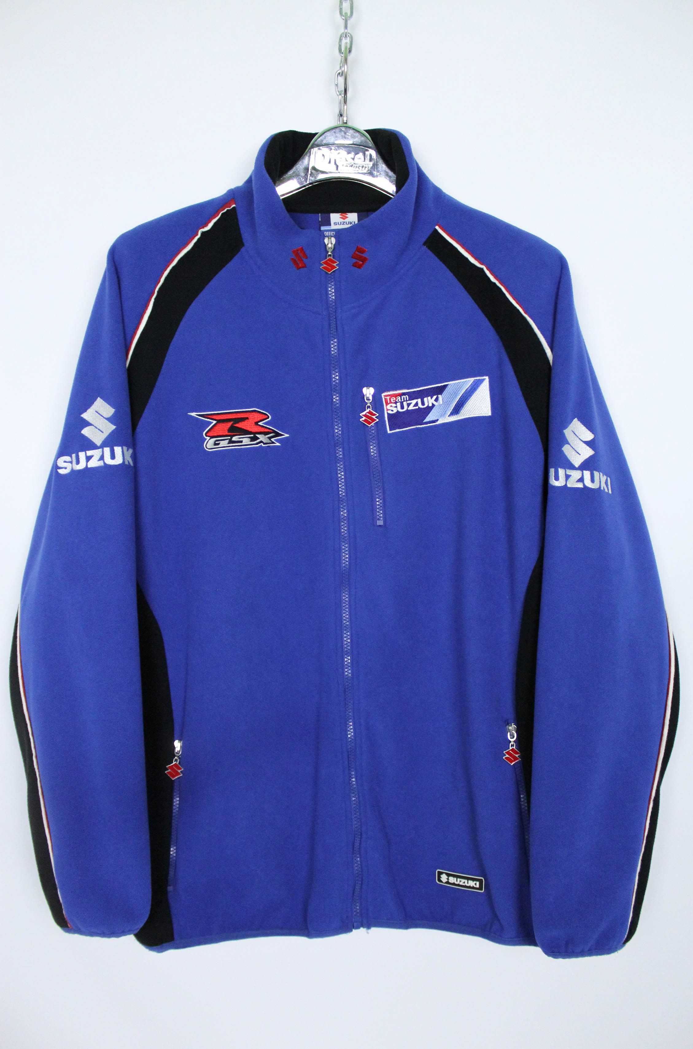 Vintage Suzuki Team GSX-R Official Fleece Full Zip Jacket Size XL | Grailed