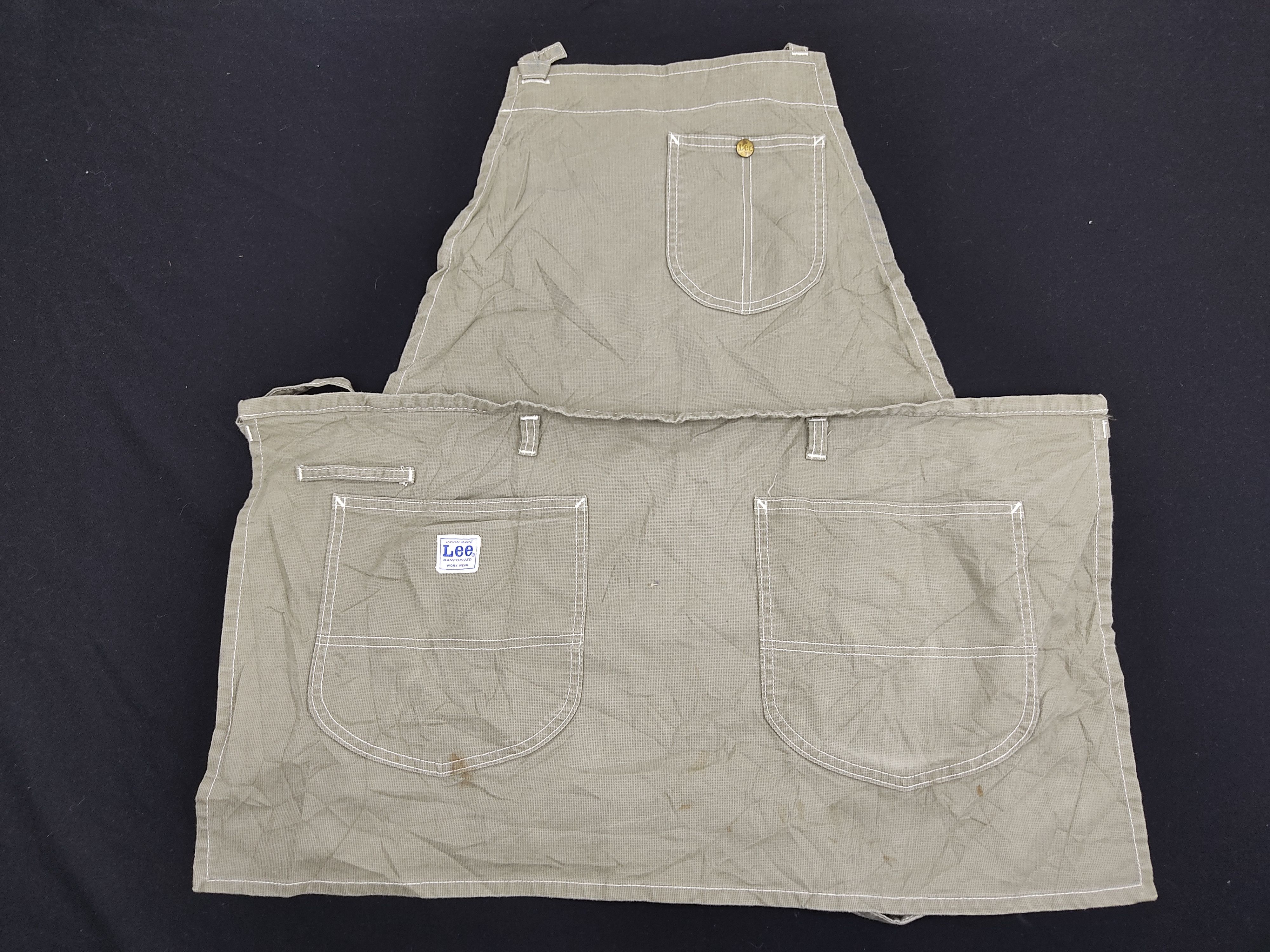 Lee Vintage LEE Apron Denim WorkWear By Union Made Adjustable | Grailed