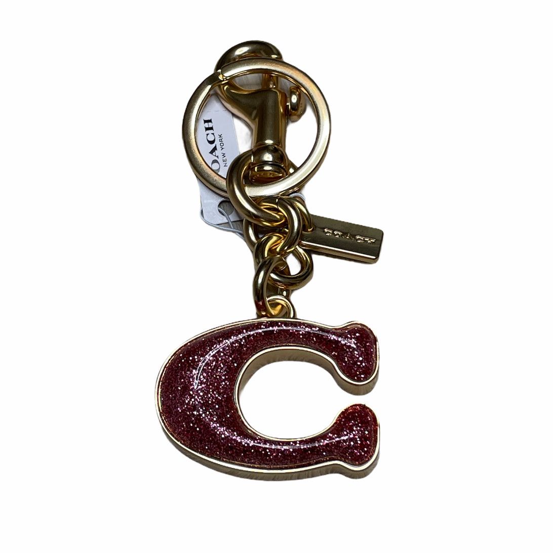 Coach Coach Signature Glitter C Bag Charm Keychain | Grailed