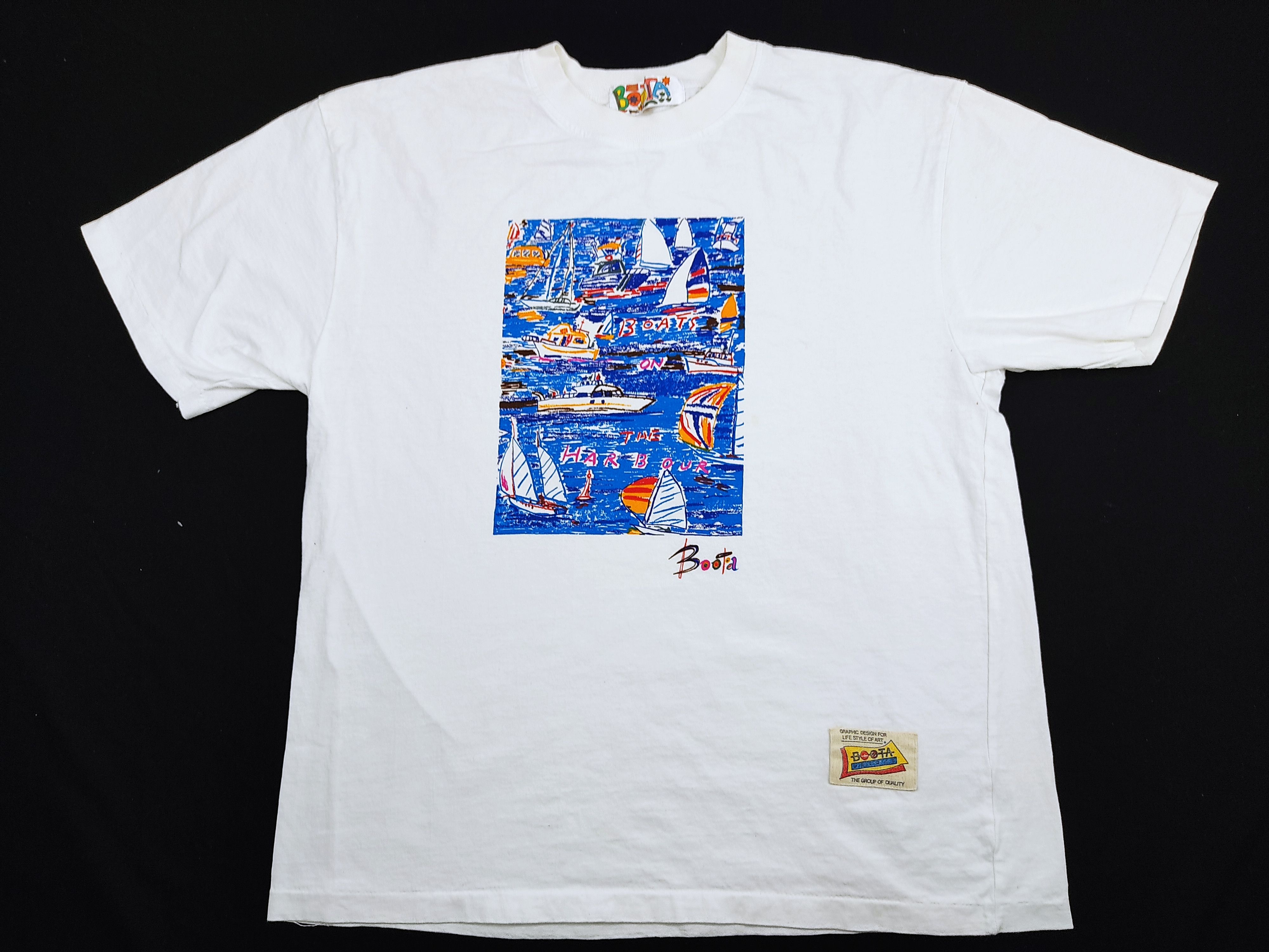 Art × Streetwear × Vintage Vintage Boota Tourist Tee Harbour Boat ...