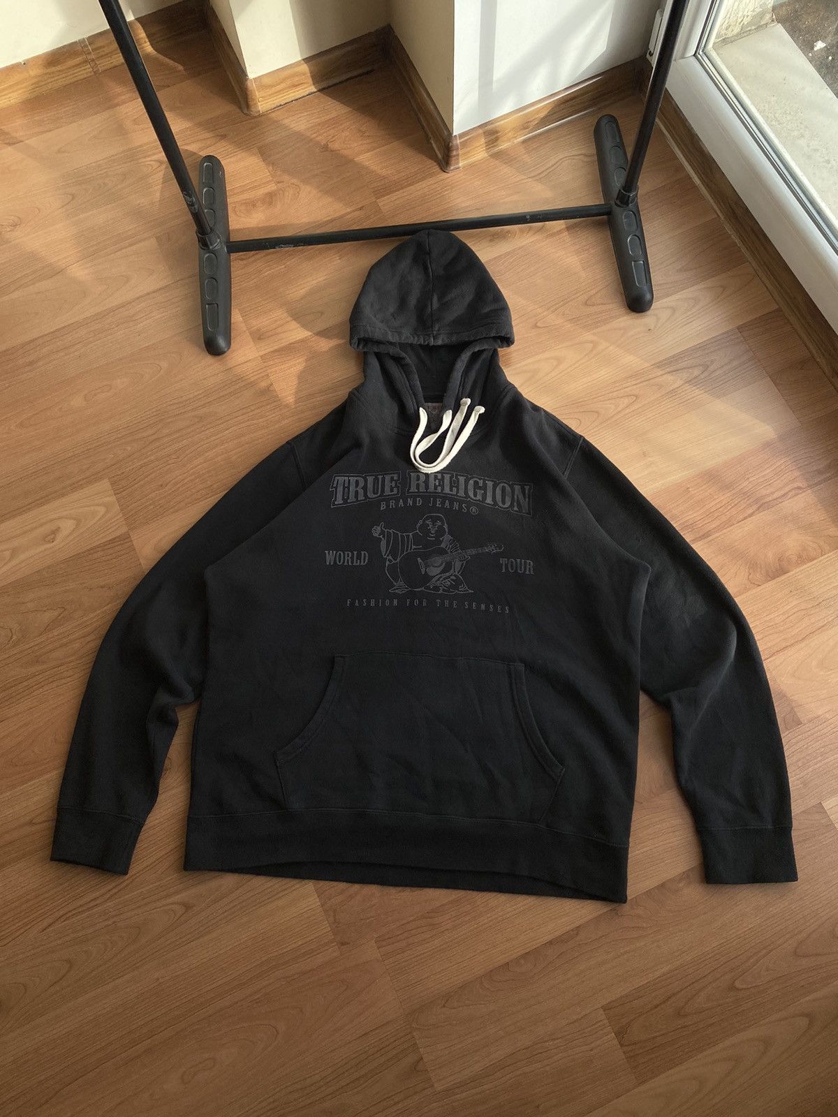 Streetwear × True Religion × Vintage Vintage True Religion Black Hoodie ...