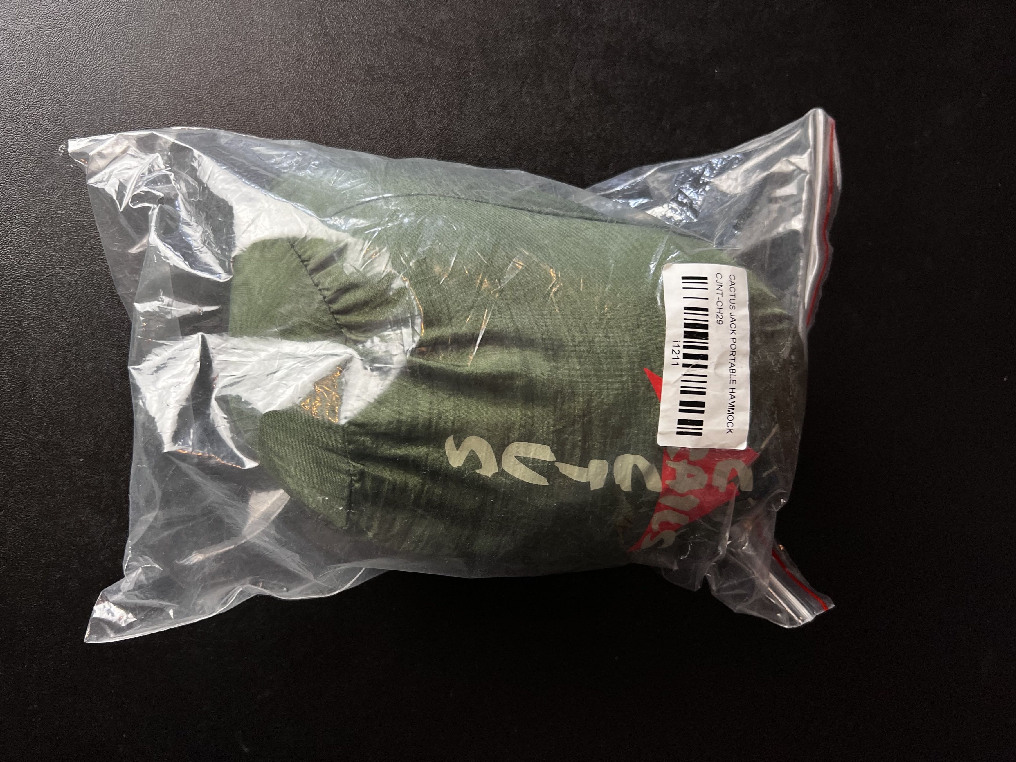 Travis Scott Travis Scott Cactus Jack Portable Hammock Olive | Grailed