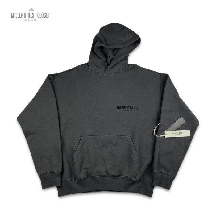 Fear of God Fear of God Essentials Hoodie Stretch Limo SS22 size XXS | Grailed