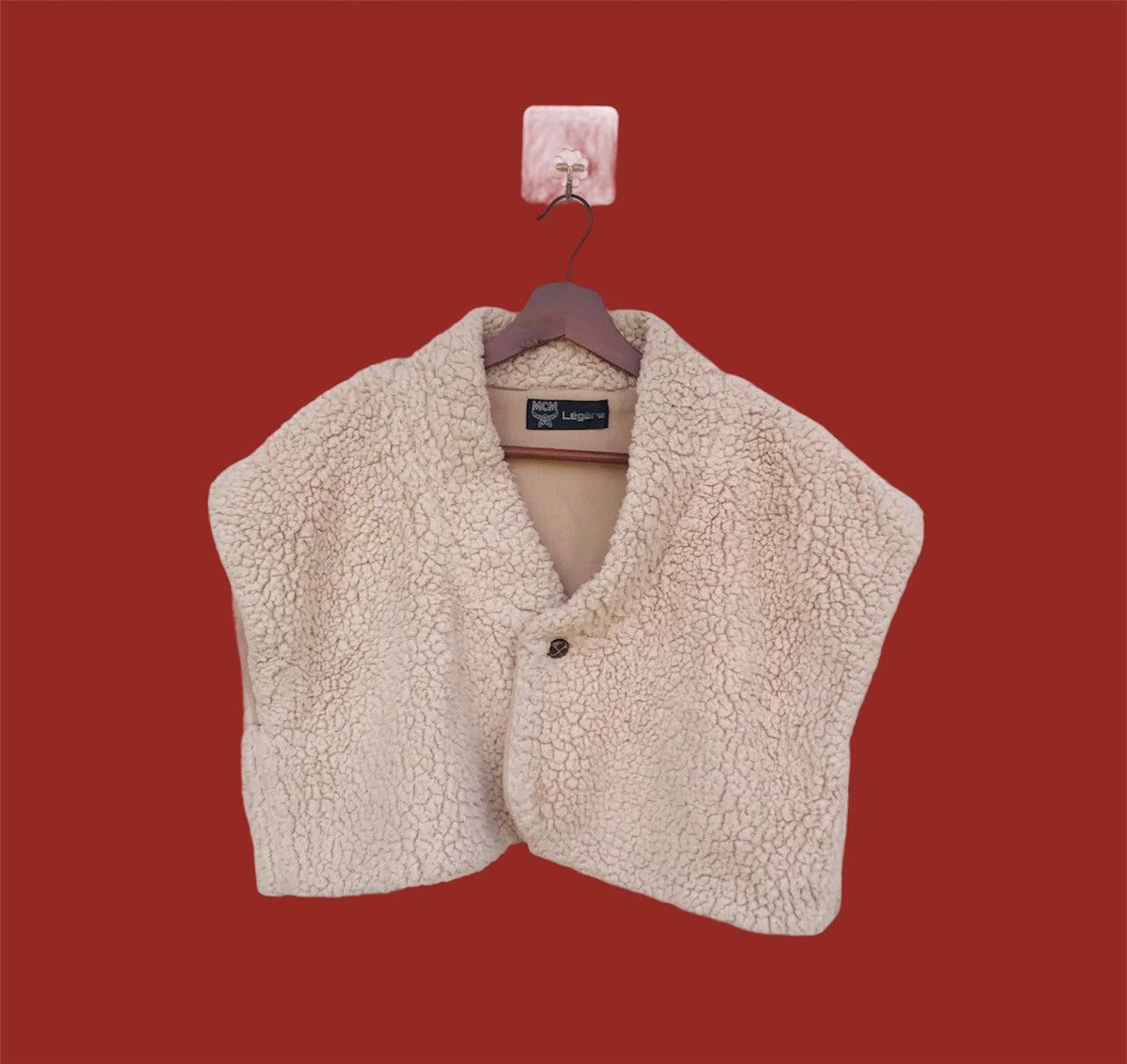 MCM MCM Legere cropped cloak cape single buttom | Grailed