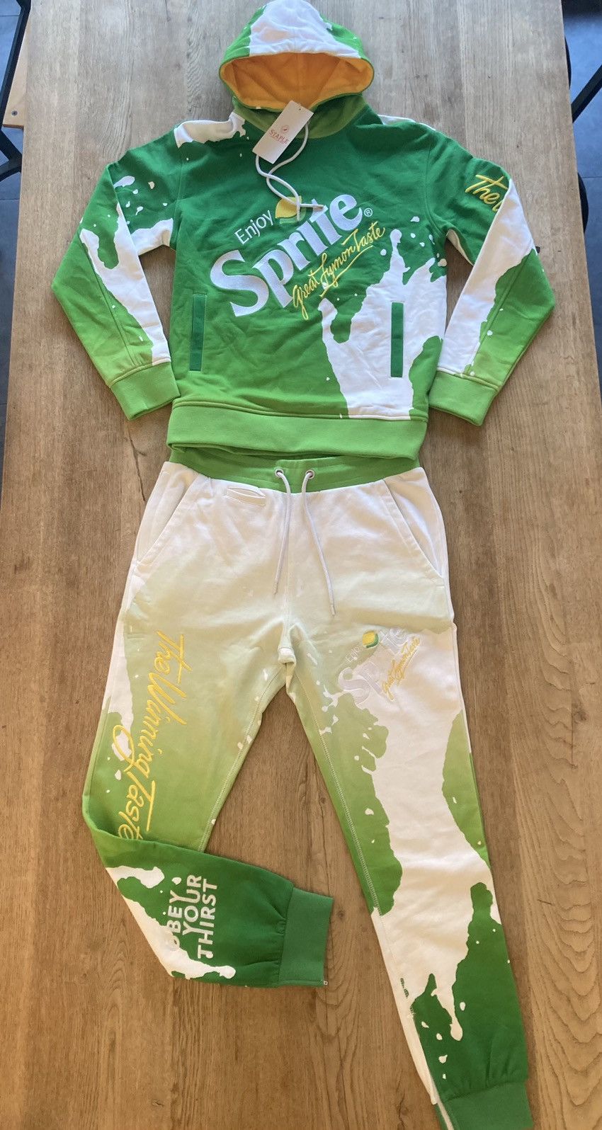 Staple UNRELEASED SAMPLE Staple x Sprite hoodie and joggers | Grailed