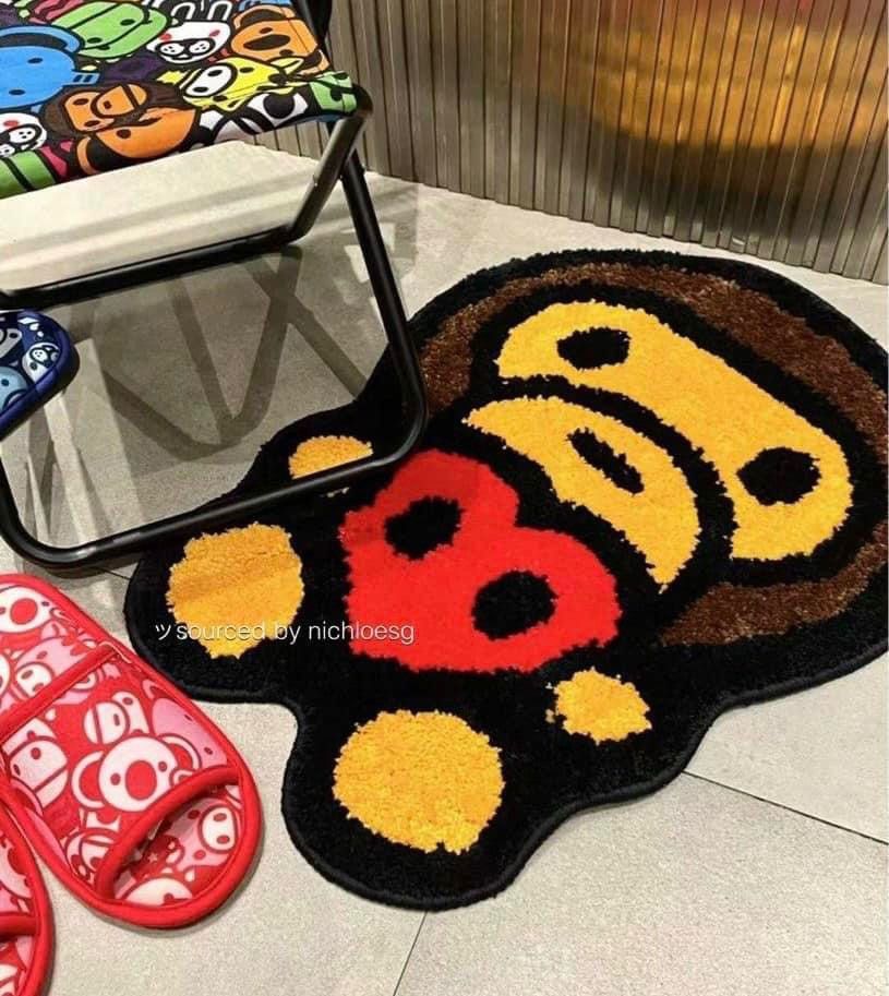 Bape Bape Milo Heart Rug | Grailed
