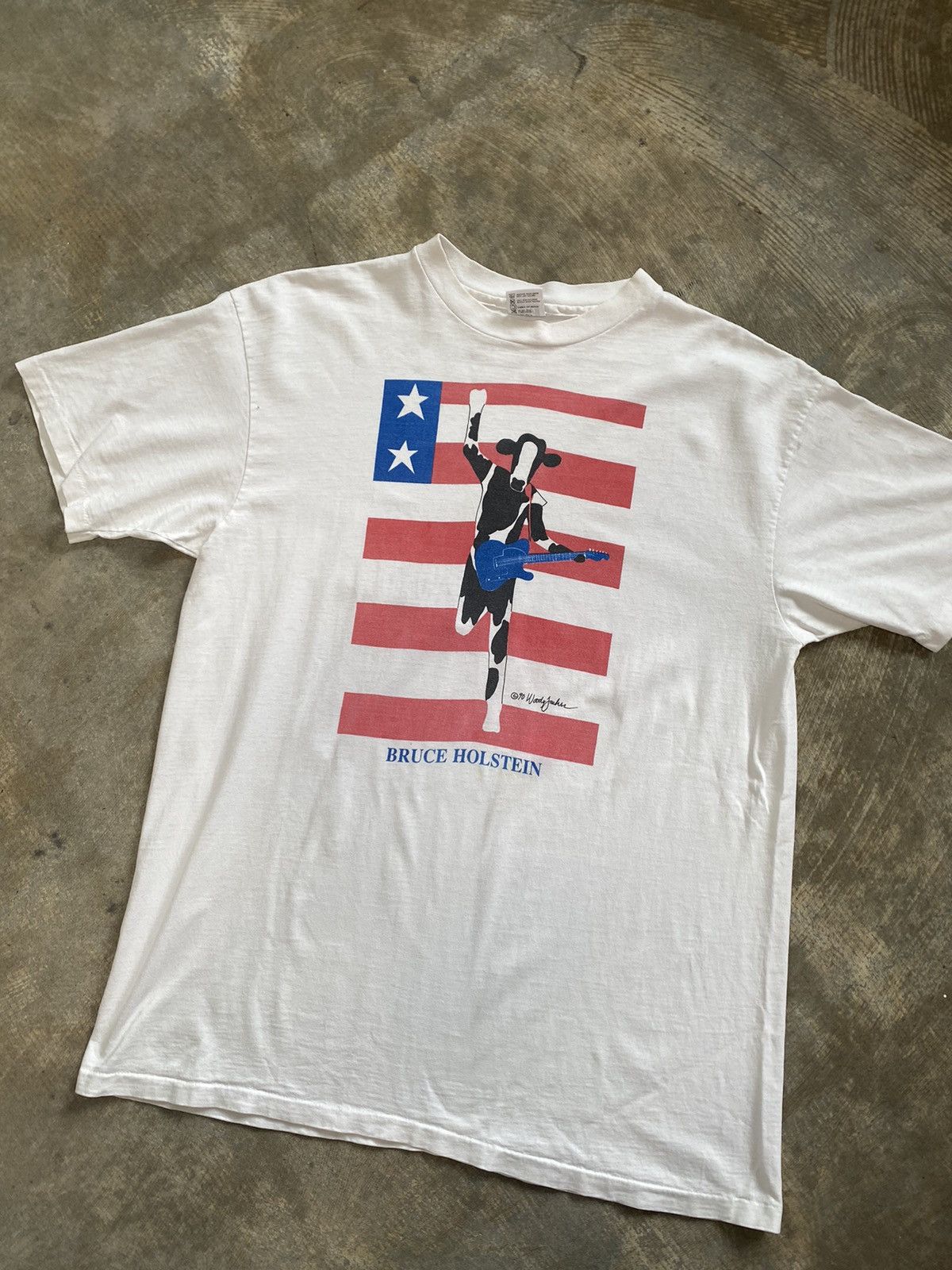 Band Tees × Vintage Vintage 1990 Bruce Holstein | Grailed