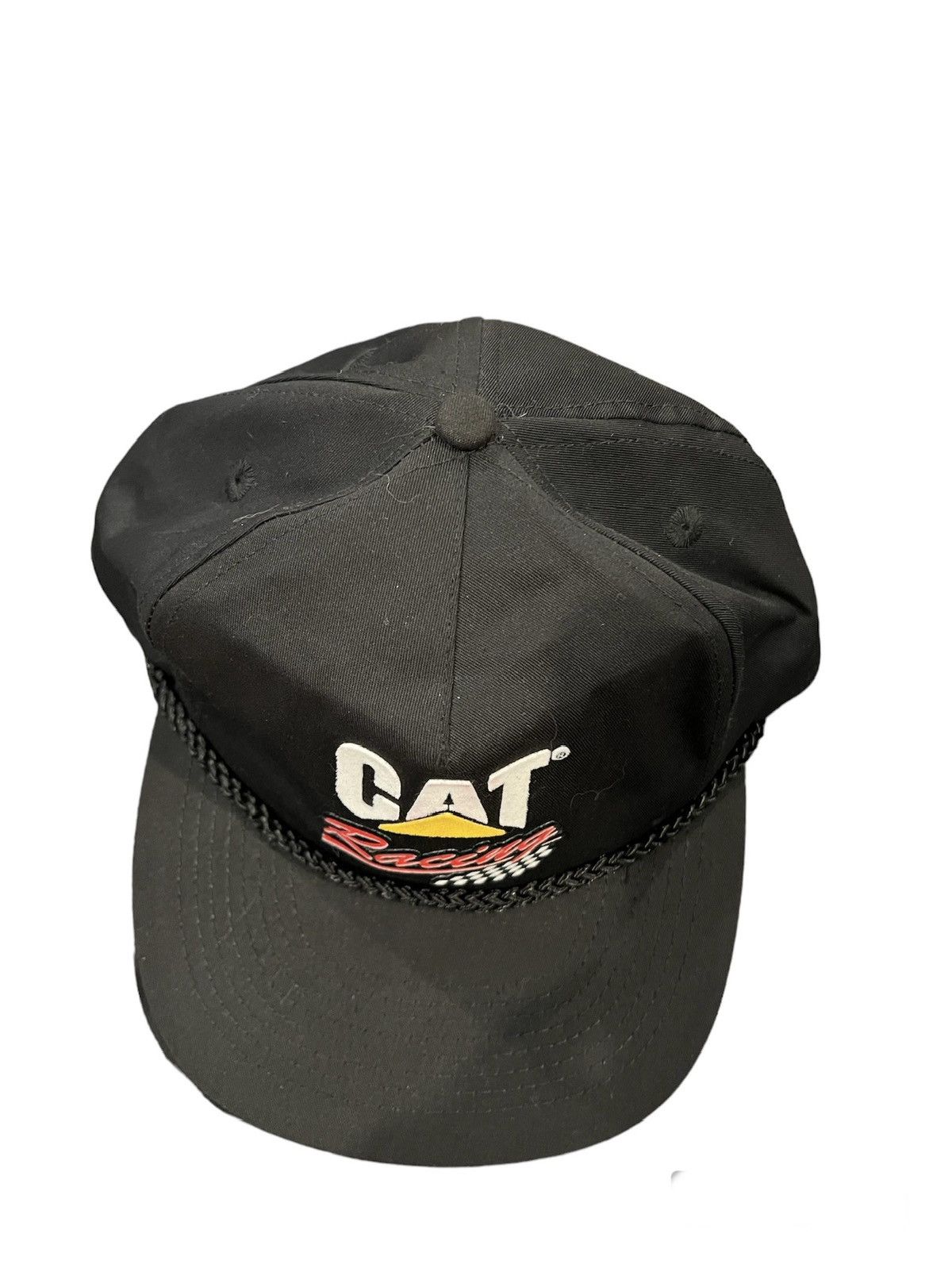 Caterpillar Vintage CAT Racing Hat Cap Snap Back Trucker Nascar | Grailed