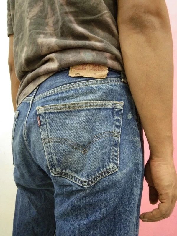 Vintage Vintage Levi's 501 Distressed Jeans 33x31 | Grailed