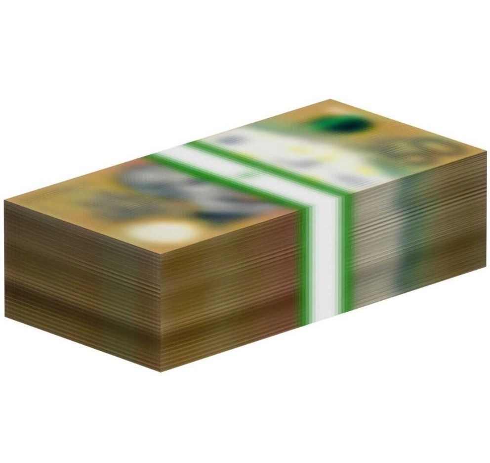 Art MSCHF Blur A$50 AUD Money Stack Art Figure CONFIRMED | Grailed