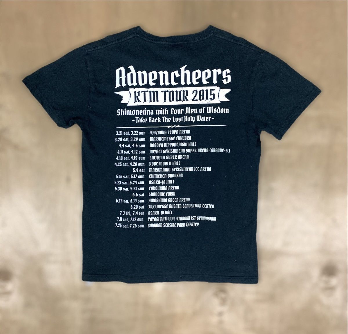 Vintage KTM ADVENCHEERS SHIMONETINA Sexy Lady Tour 2015 Band Tshirt ...