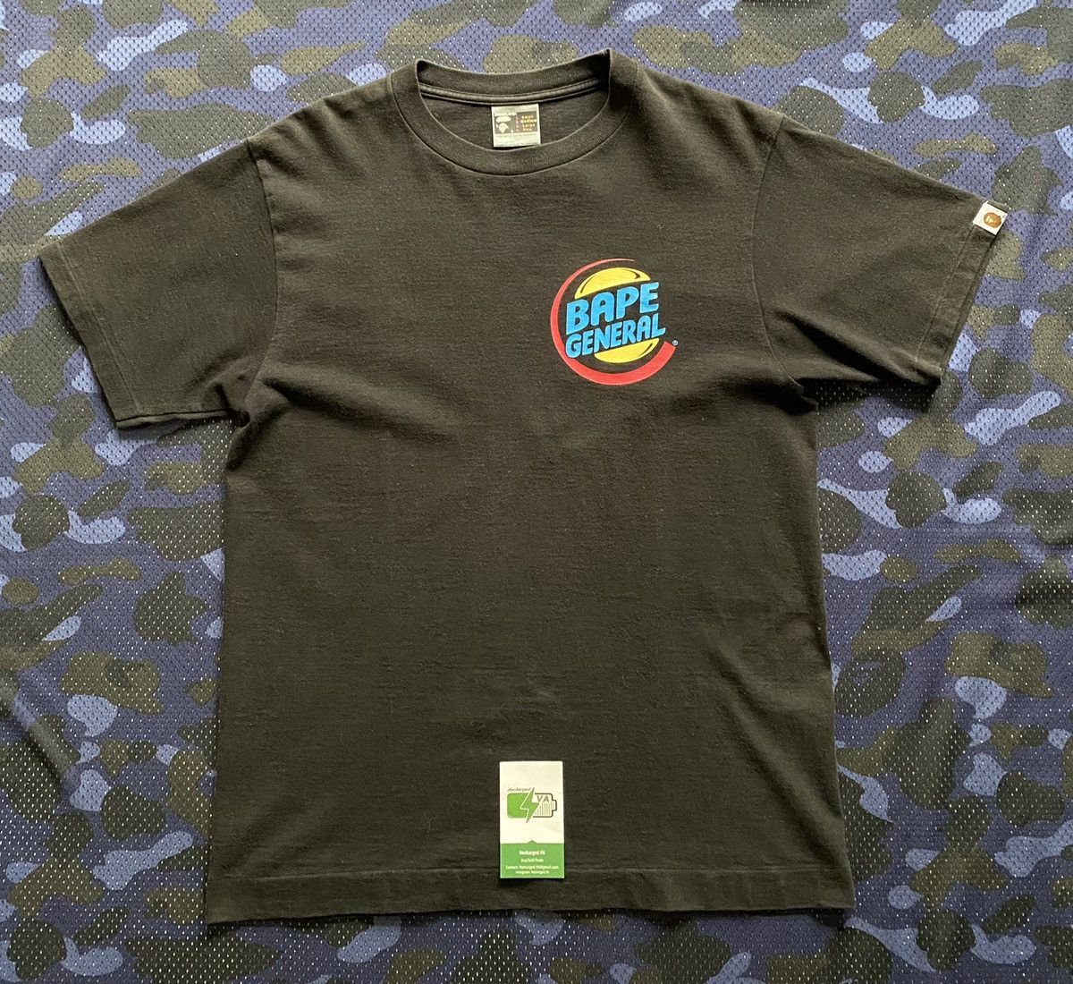 Bape 2000’s A Bathing Ape Bape Generals Burger King Tee Size M | Grailed