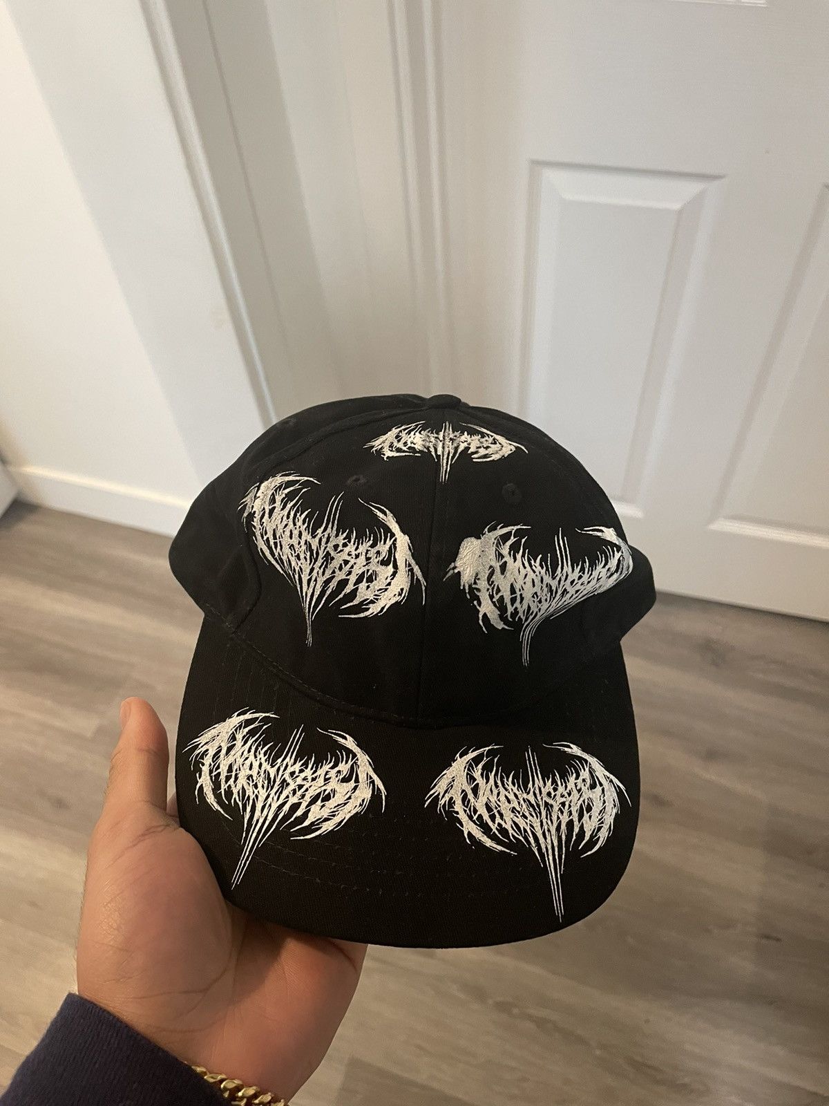 Playboi Carti **SOLD** PLAYBOI CARTI NARCISSIST HAT BLACK/WHITE | Grailed
