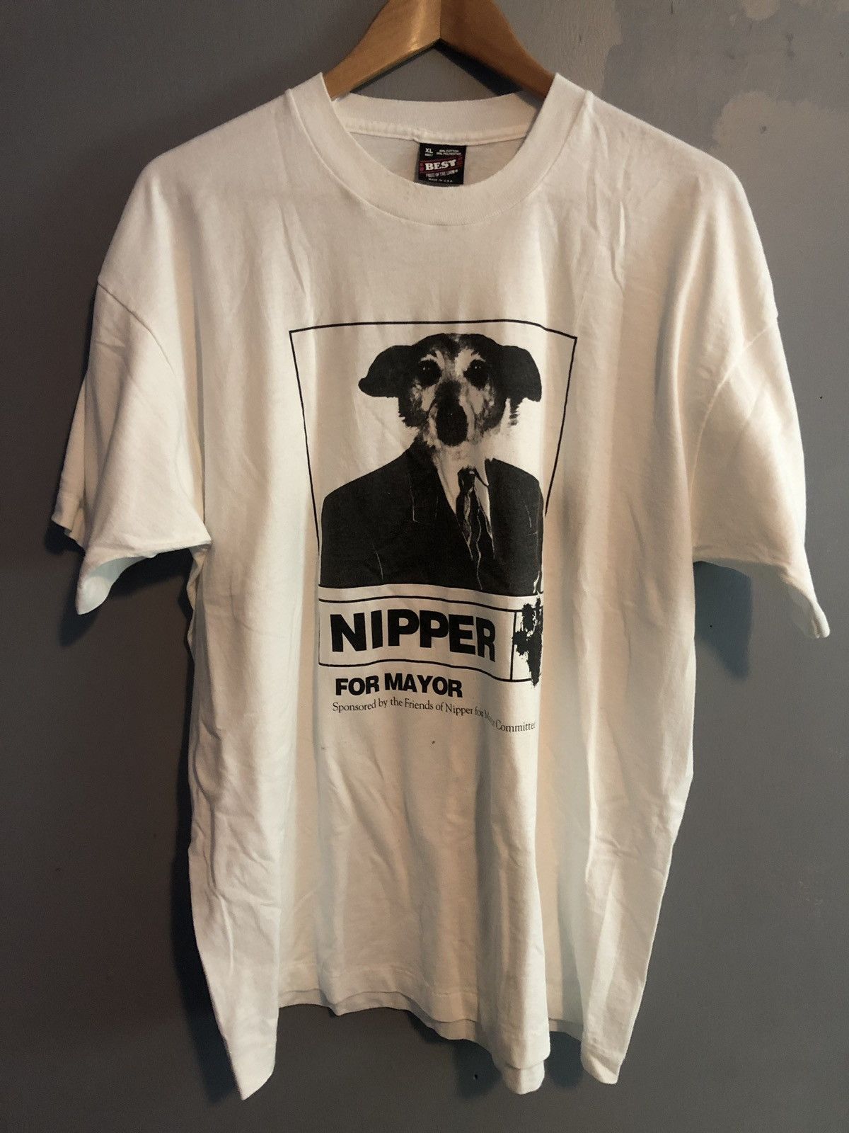 Fruit Of The Loom × Vintage Vintage 80’s/90’s nipper for mayor funny fruit of the loom | Grailed