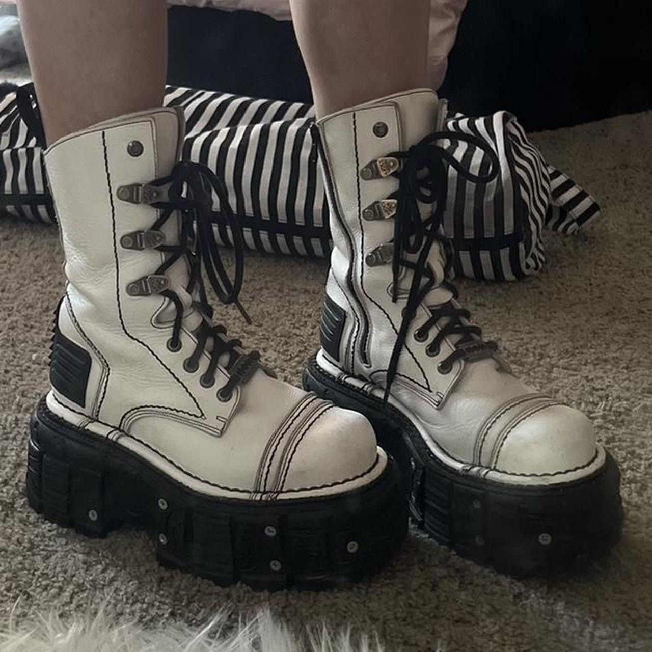 Opening Ceremony extremely rare New Rock tank platform boots | Grailed