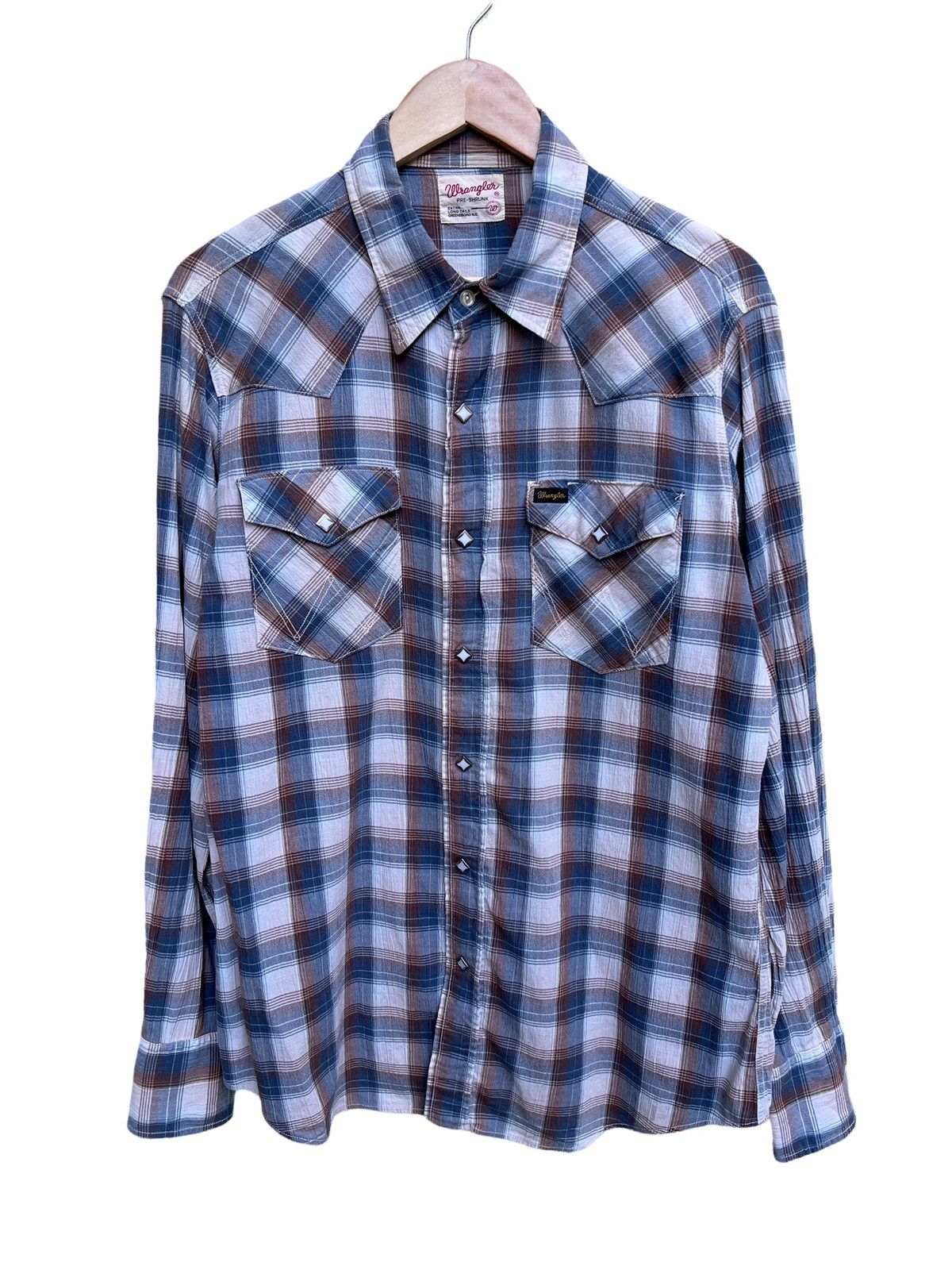 Vintage 🔥VINTAGE WRANGLER CHECK SHIRT | Grailed