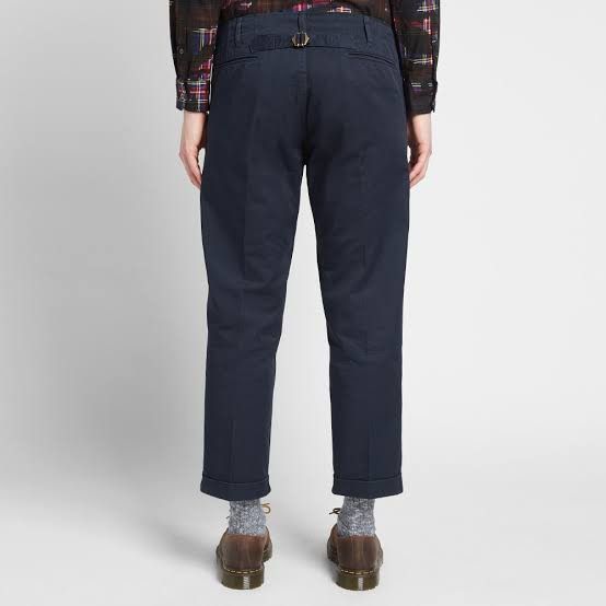 Visvim Visvim - High Water Chino Navy Cropped Pants | Grailed