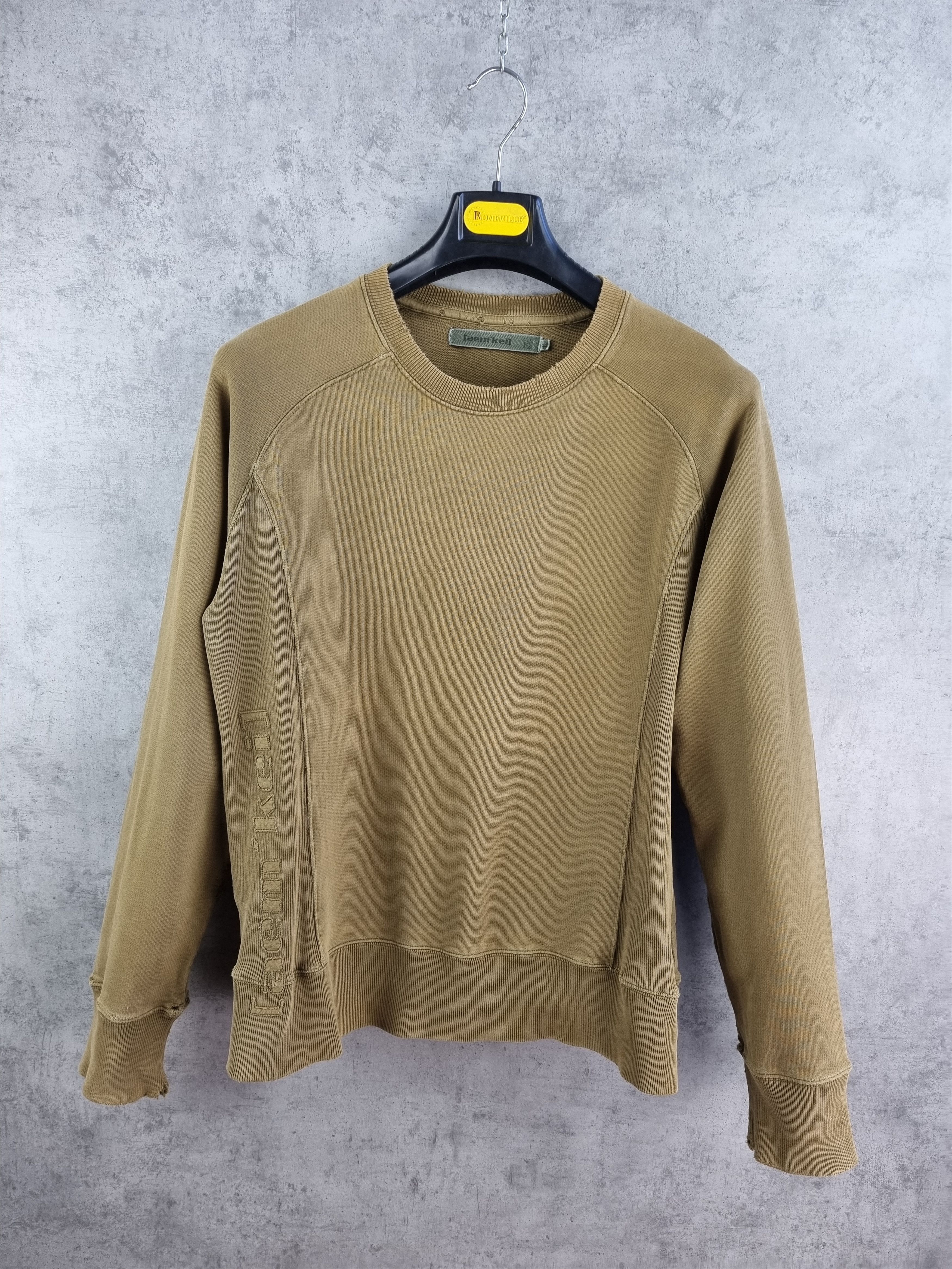 Vintage Aemkei Torn Aesthetically Ripped Military Sweatshirt | Grailed