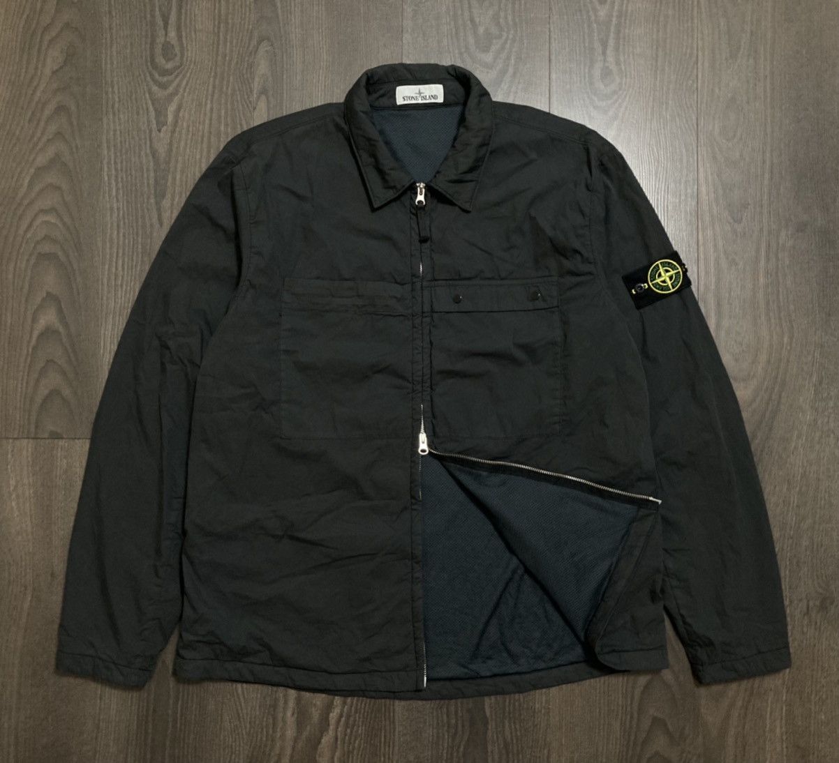 Stone Island STONE ISLAND Zip Overshirt Jacket New | Grailed