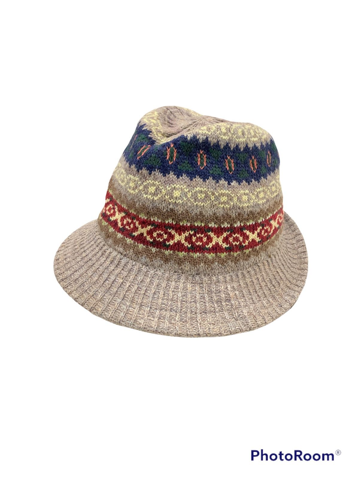 Beams Plus × Hat × Japanese Brand BEAMS BOY KNITTED NAVAJO PATTERN ...