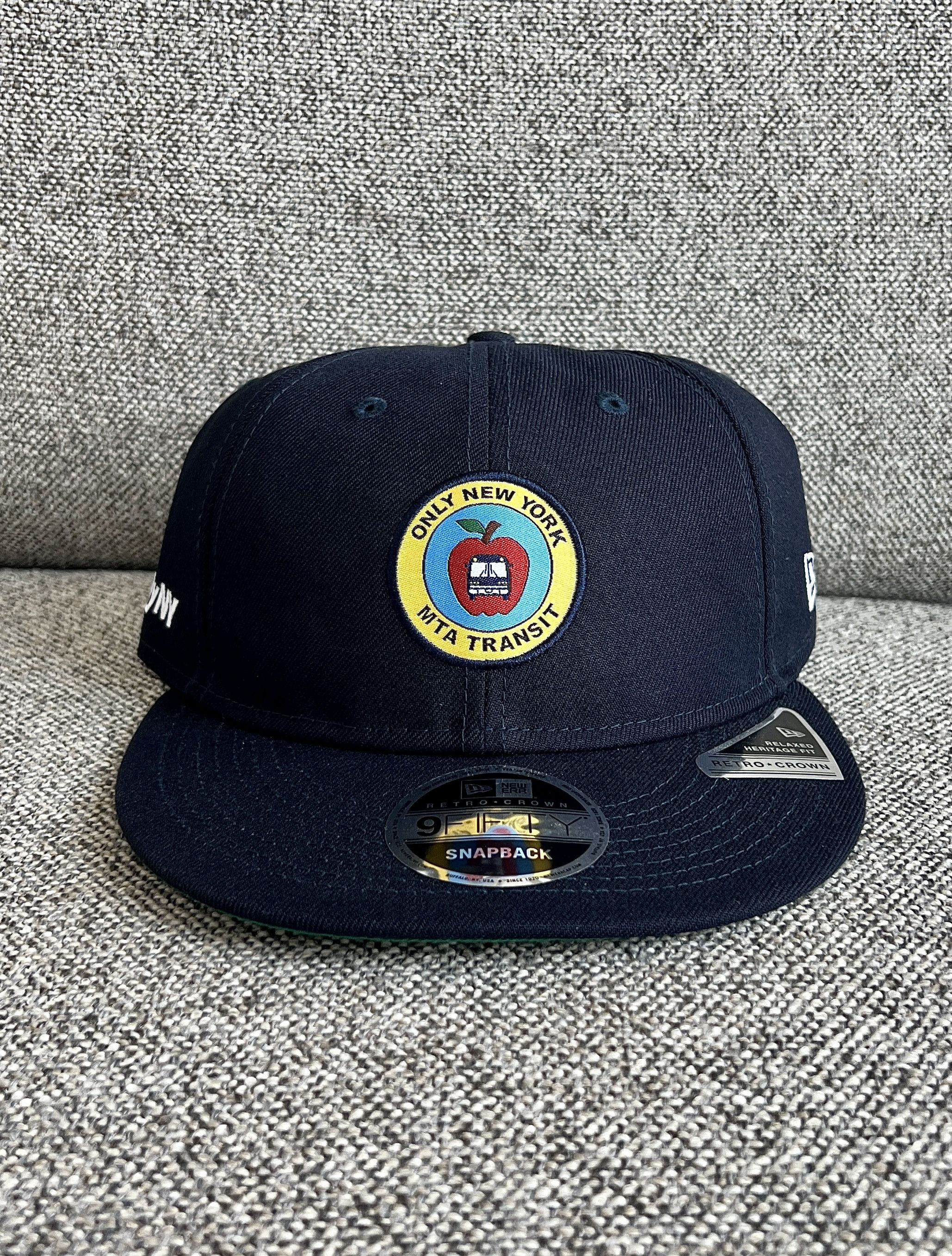 Only NY Only NY New Era 9Fifty Navy Blue MTA Transit Depot Snapback ...