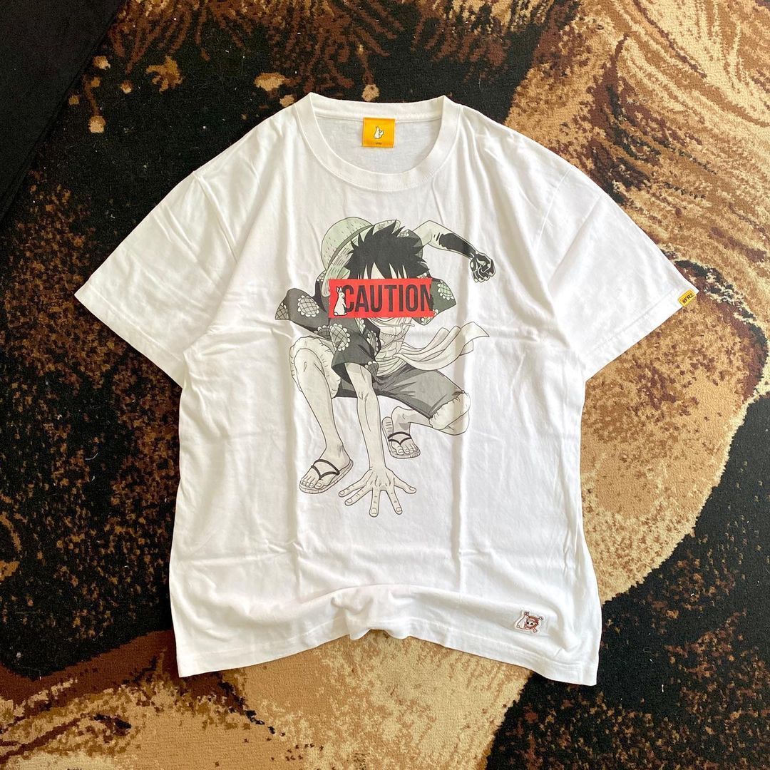 FR2 FR2 x One Piece Luffy Caution Tee Limited Edition | Grailed