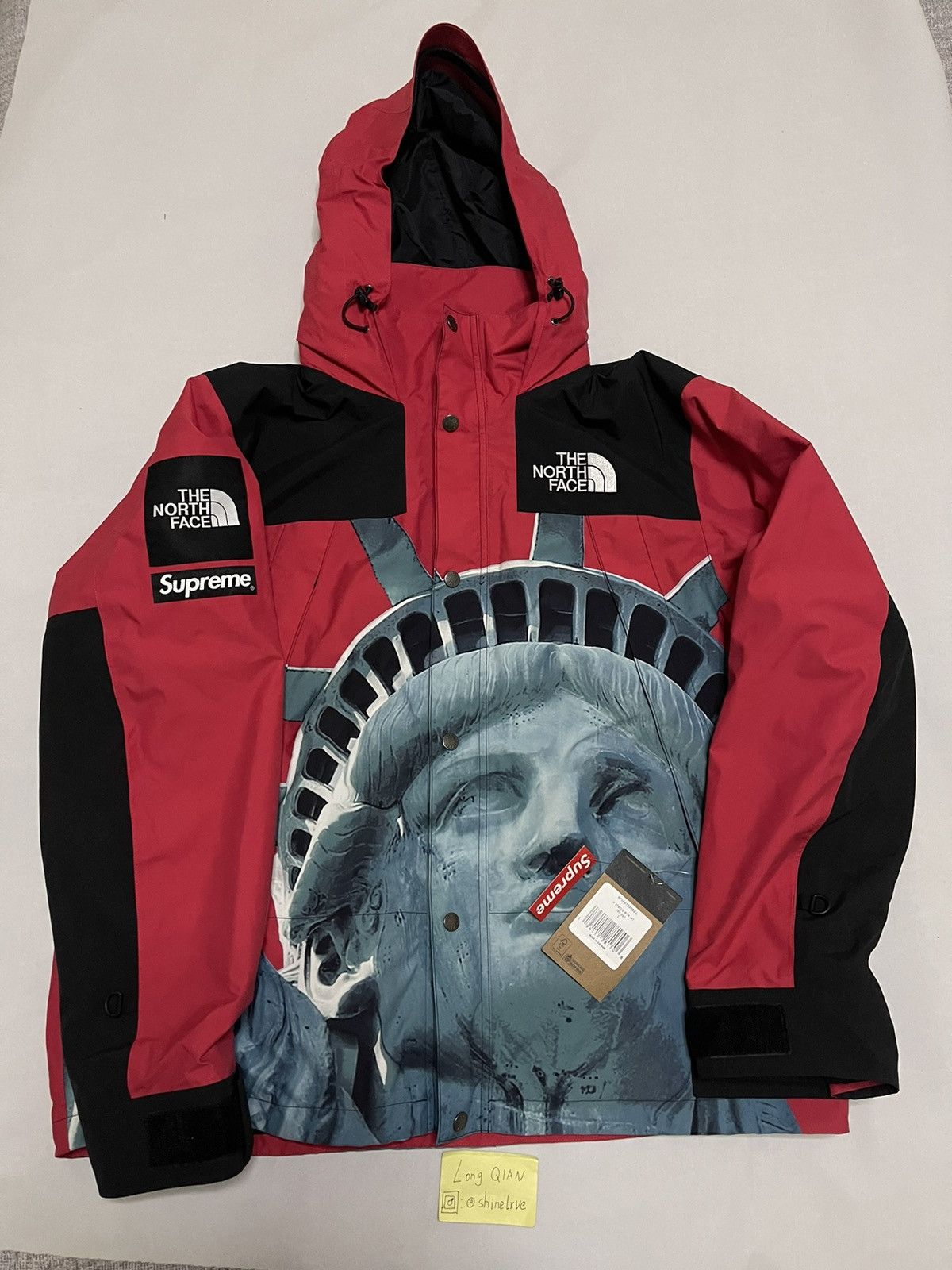 Supreme Supreme tnf the north face statue of liberty mountain Jacket ...