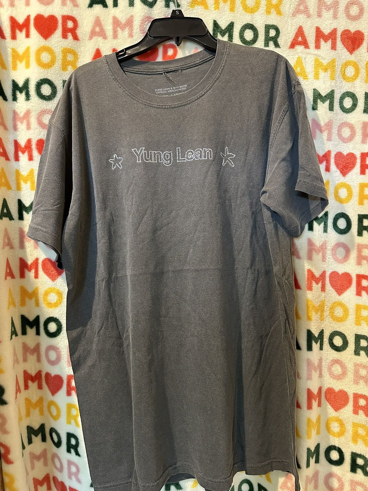 Sad Boys Yung Lean Bladee Drain Gang - Yung Lean Starz Rhinestone Tee ...