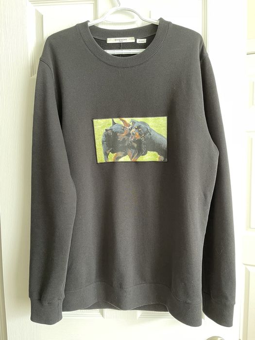 Givenchy Givenchy Cuban Fit Rottweiler Crewneck Sweatshirt | Grailed