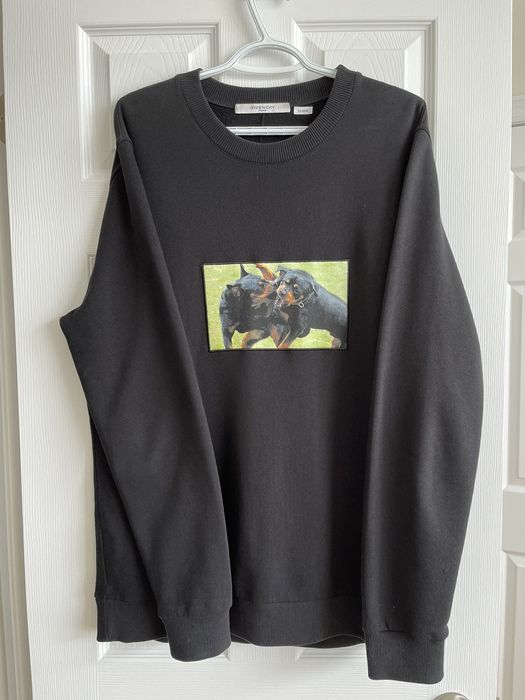Givenchy Givenchy Cuban Fit Rottweiler Crewneck Sweatshirt | Grailed