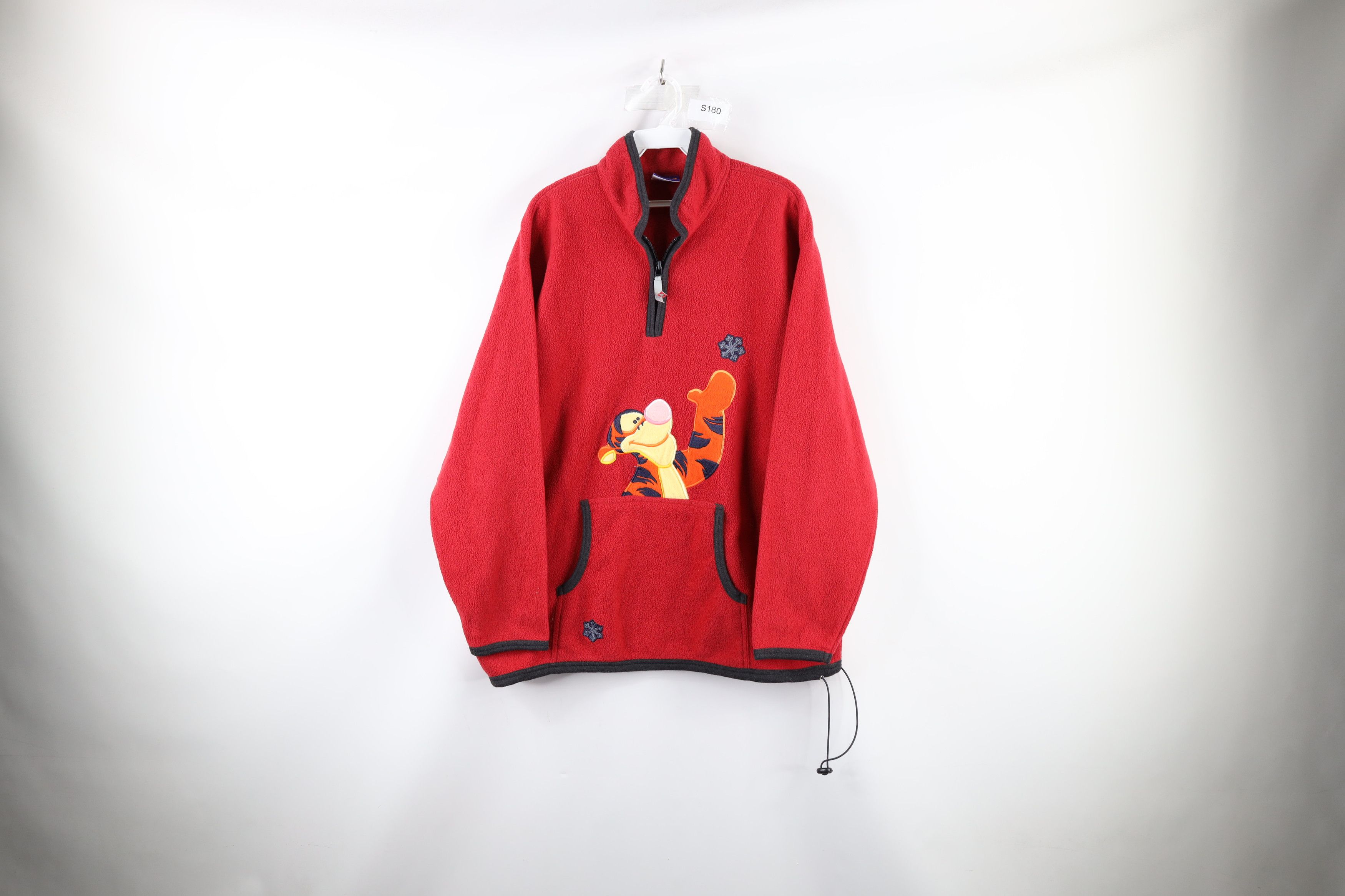 Vintage Vintage 90s Disney Tigger Half Zip Fleece Pullover Sweater ...