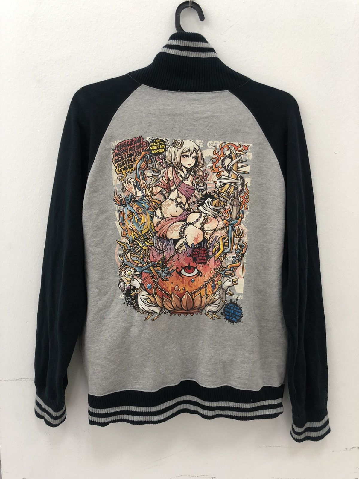 Anime Varsity jacket with Rare GRAVITY ANIME by Project C.K | Grailed
