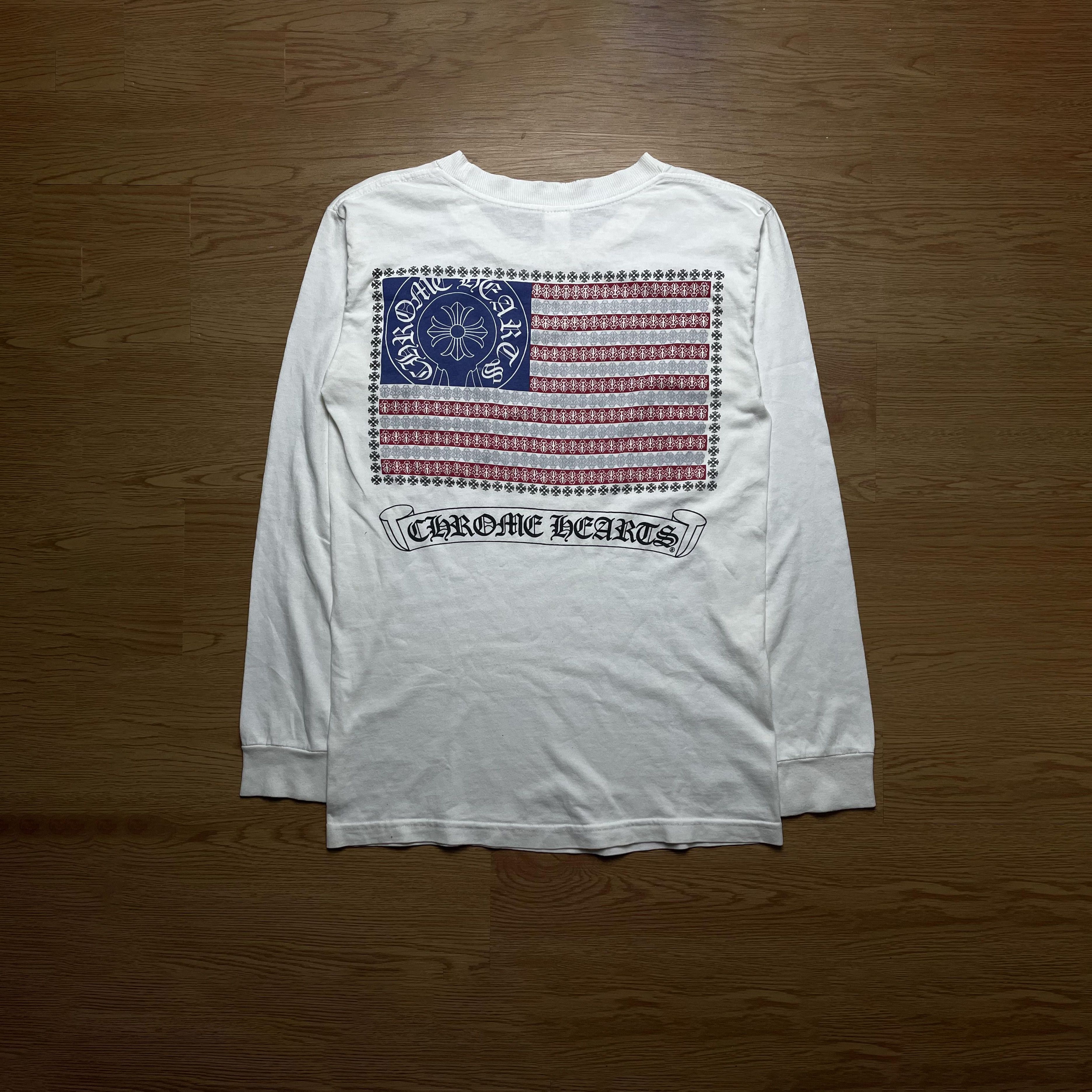 Chrome Hearts Chrome Hearts US Flag Longsleeve Vintage | Grailed