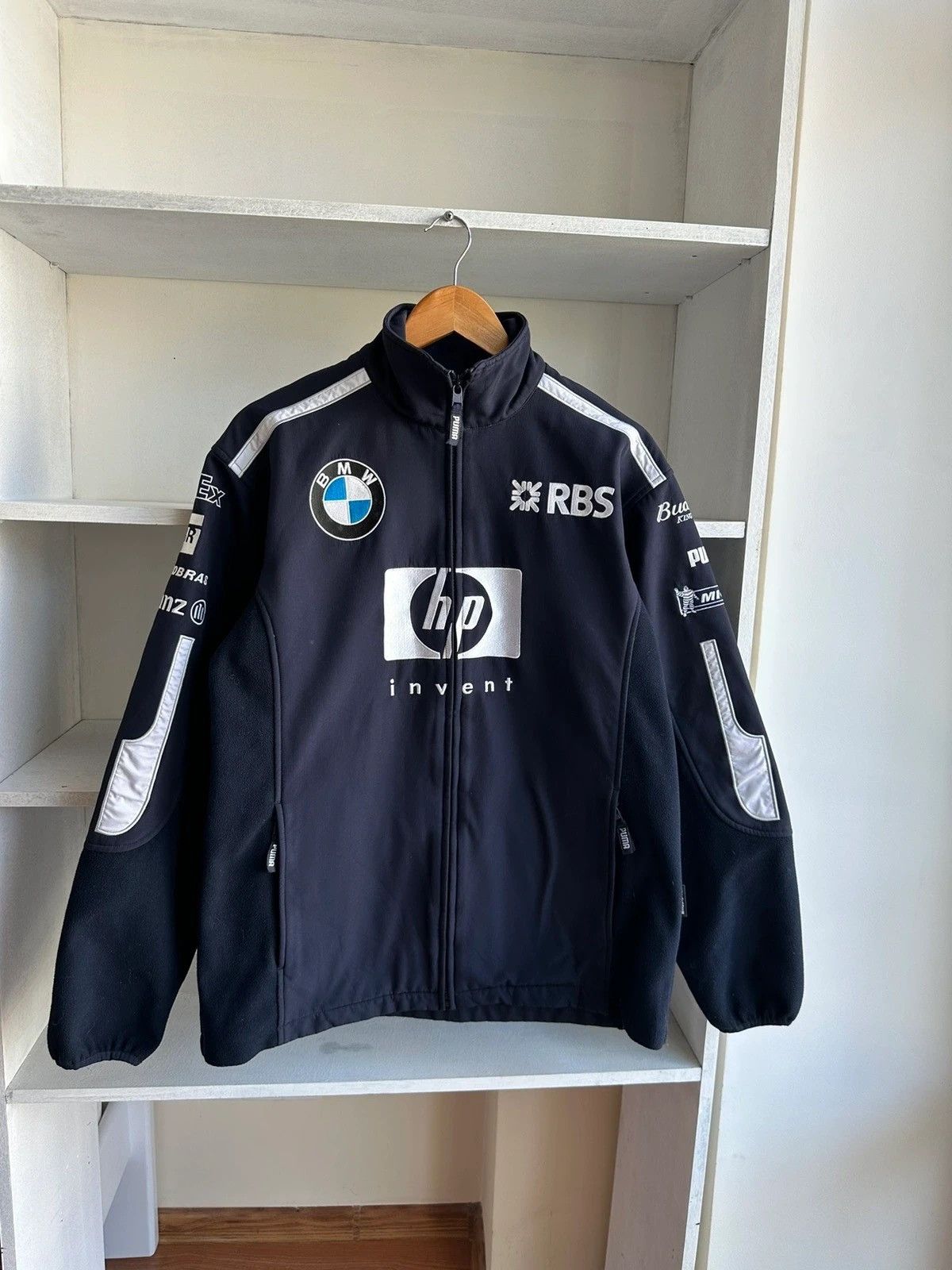Vintage Vintage BMW HP Invent Formula 1 Racing Softshell Jacket | Grailed