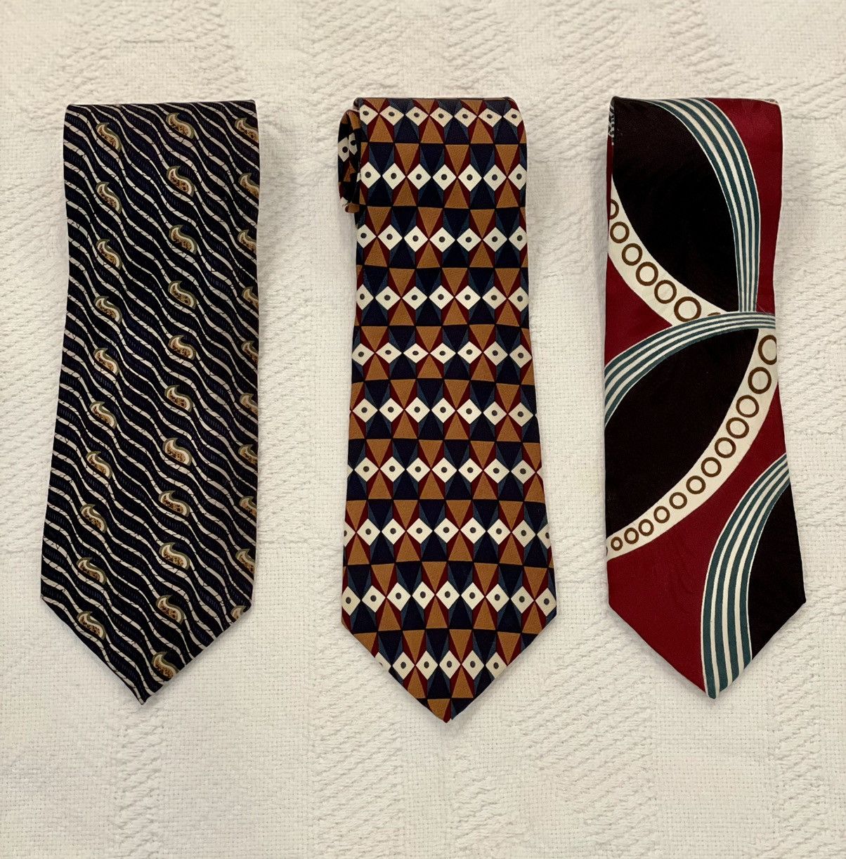 John Henry × Vintage Vintage 1980s 1990s Retro Ties Lot of 3 Ties ...