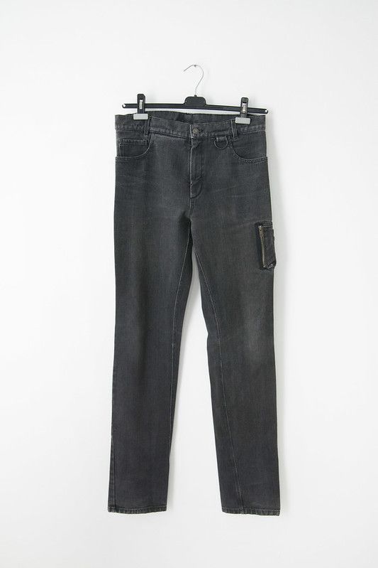 Raf Simons AW04 Ma-1 pocket denim jeans xx | Grailed