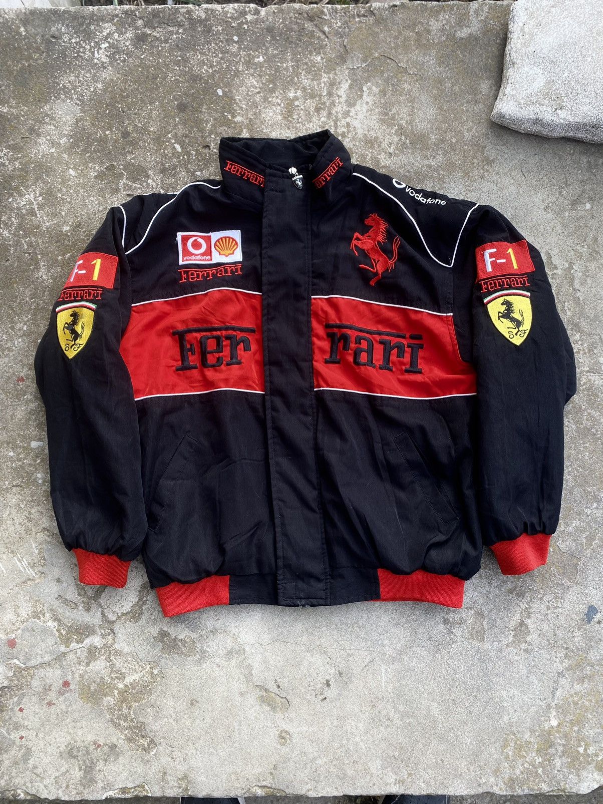 Ferrari Vintage Ferrari F1 bomber jacket | Grailed