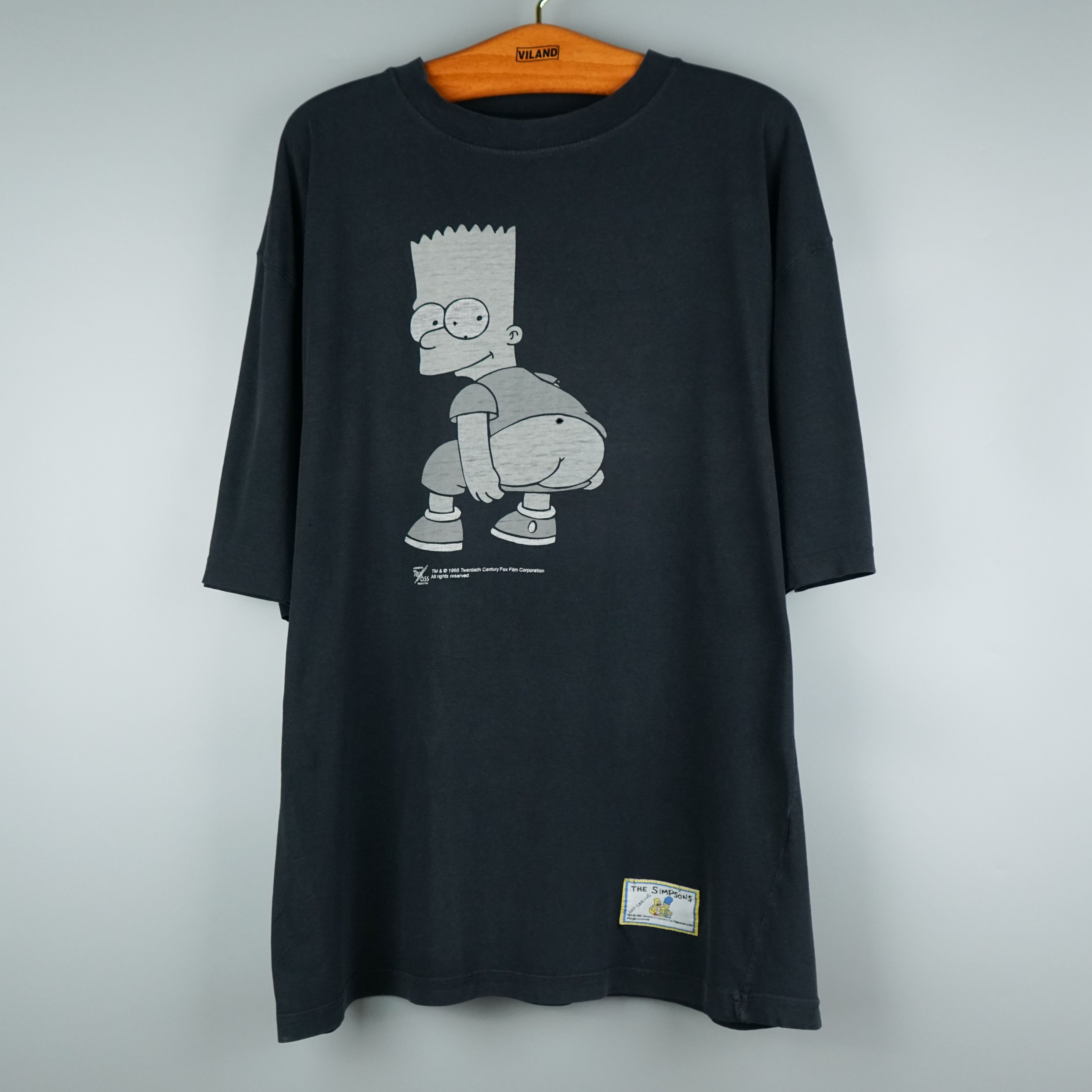 Cartoon Network × The Simpsons × Vintage 1998 Bart Simpson showing butt ...