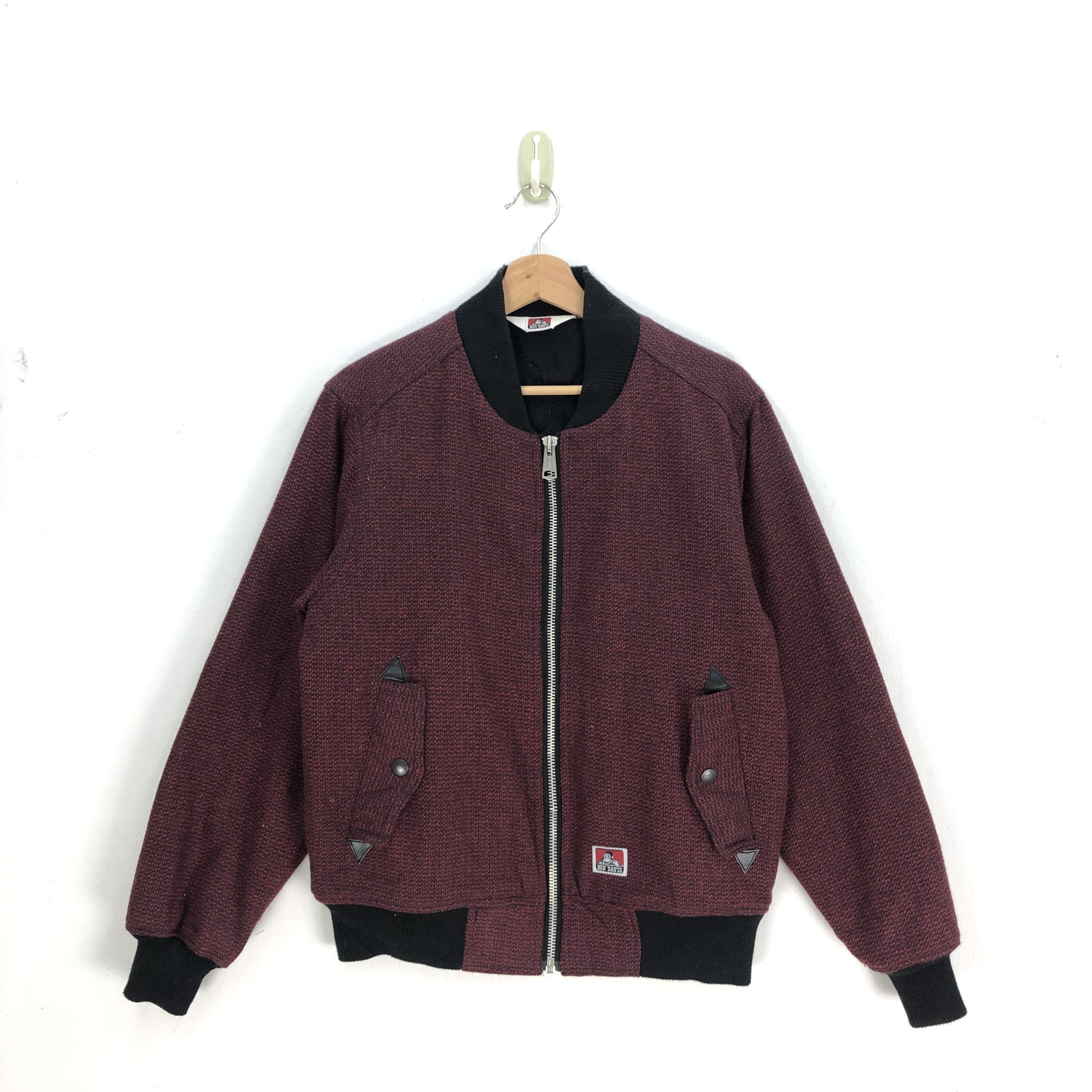 Ben Davis Vintage Ben Davis Varsity Jacket Tartan Plaid Wool Jackets ...