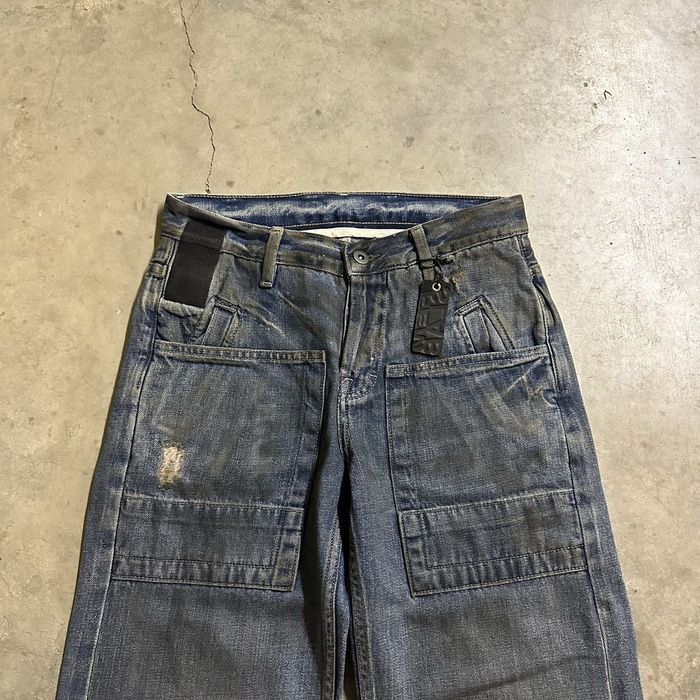 Rick Owens Rick Owens SLAB Mudwash Denim Jeans | Grailed