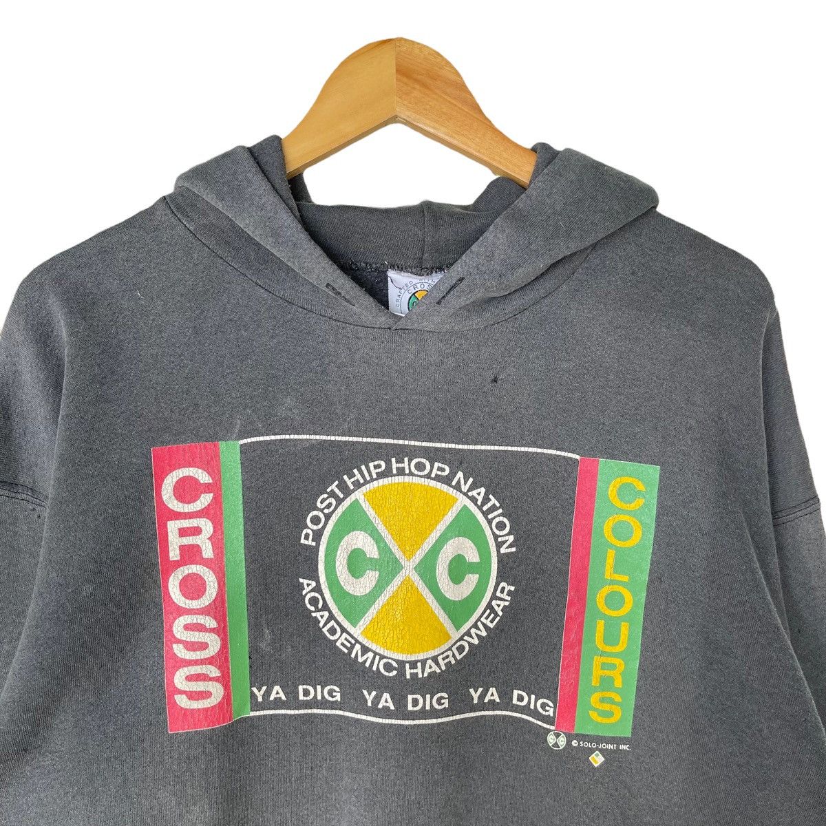 Vintage Vintage 90s Cross Colors Tupac Sun Faded Hoodie | Grailed