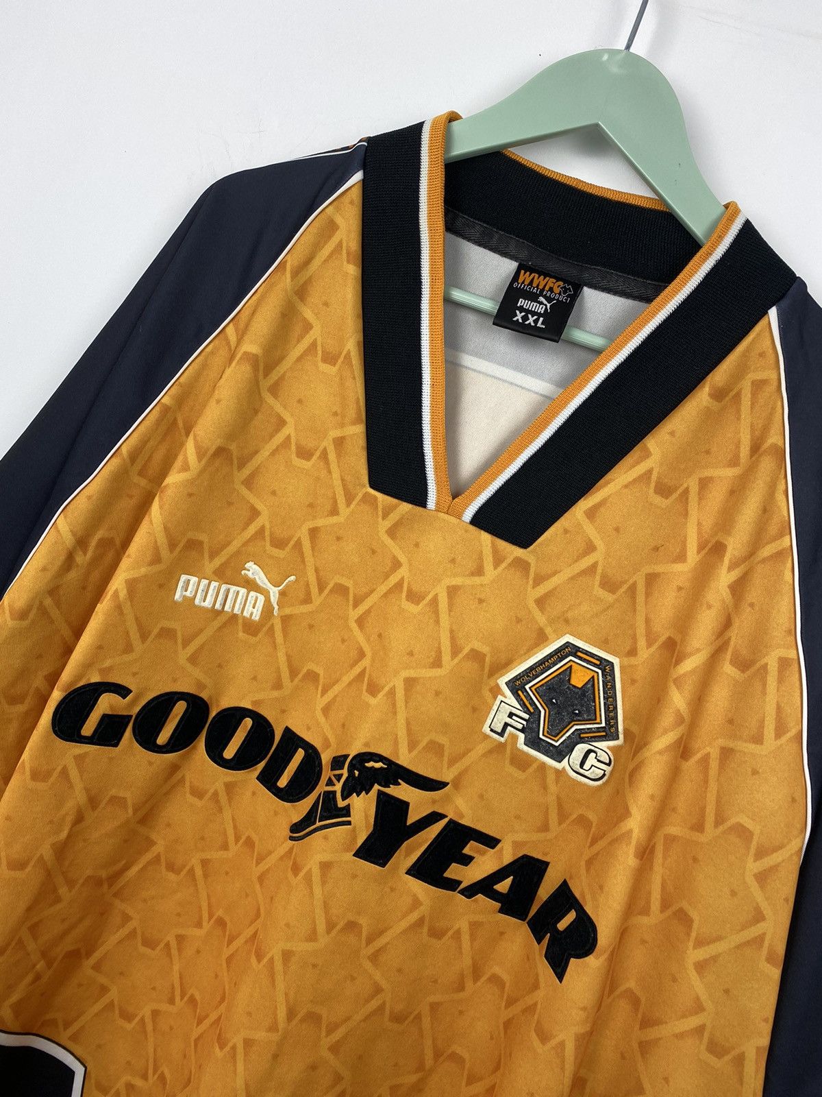Vintage Vintage Wolverhampton Wanderers 1996 Soccer Jersey PSG Milan ...