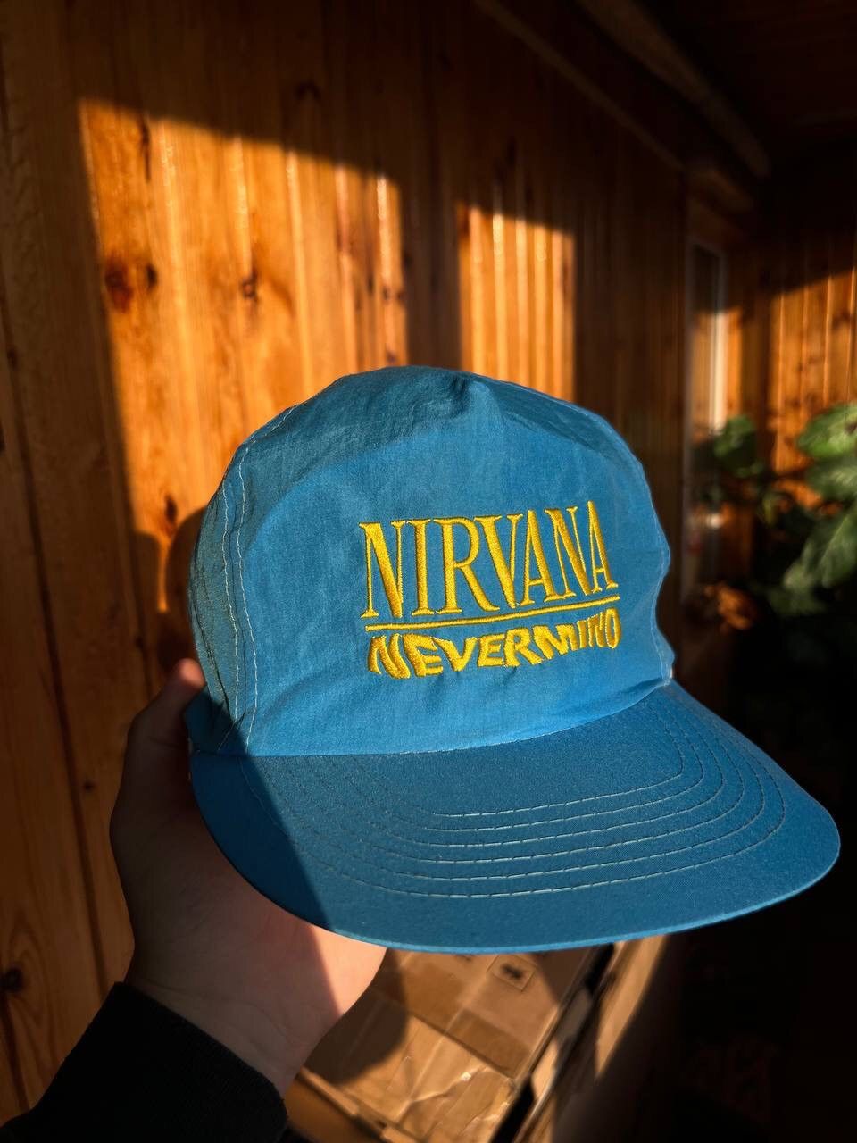 Nirvana × Vintage 90s Vintage nirvana cap hat nylon made in Taiwan ...